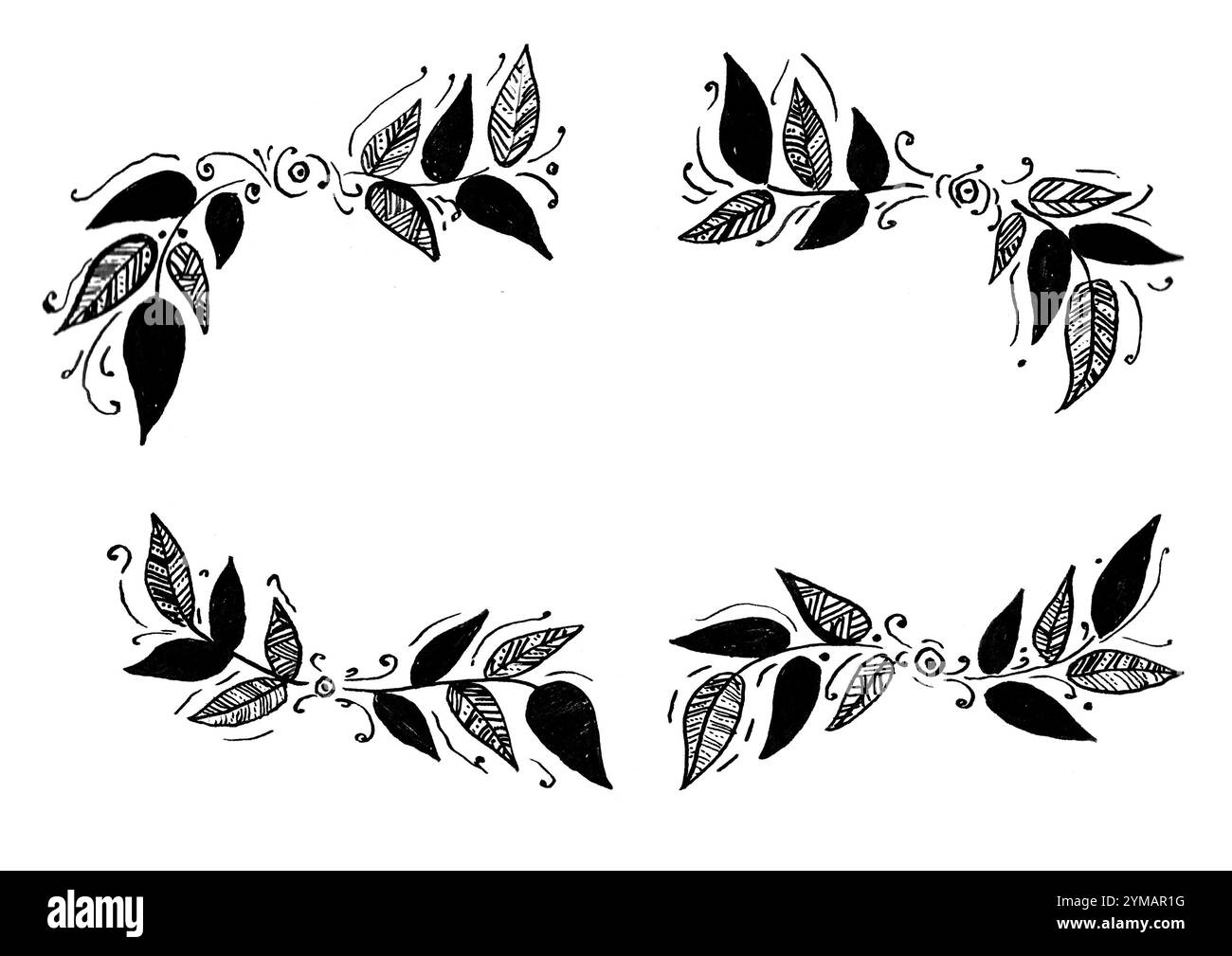 Hand around frame Black and White Stock Photos & Images - Alamy