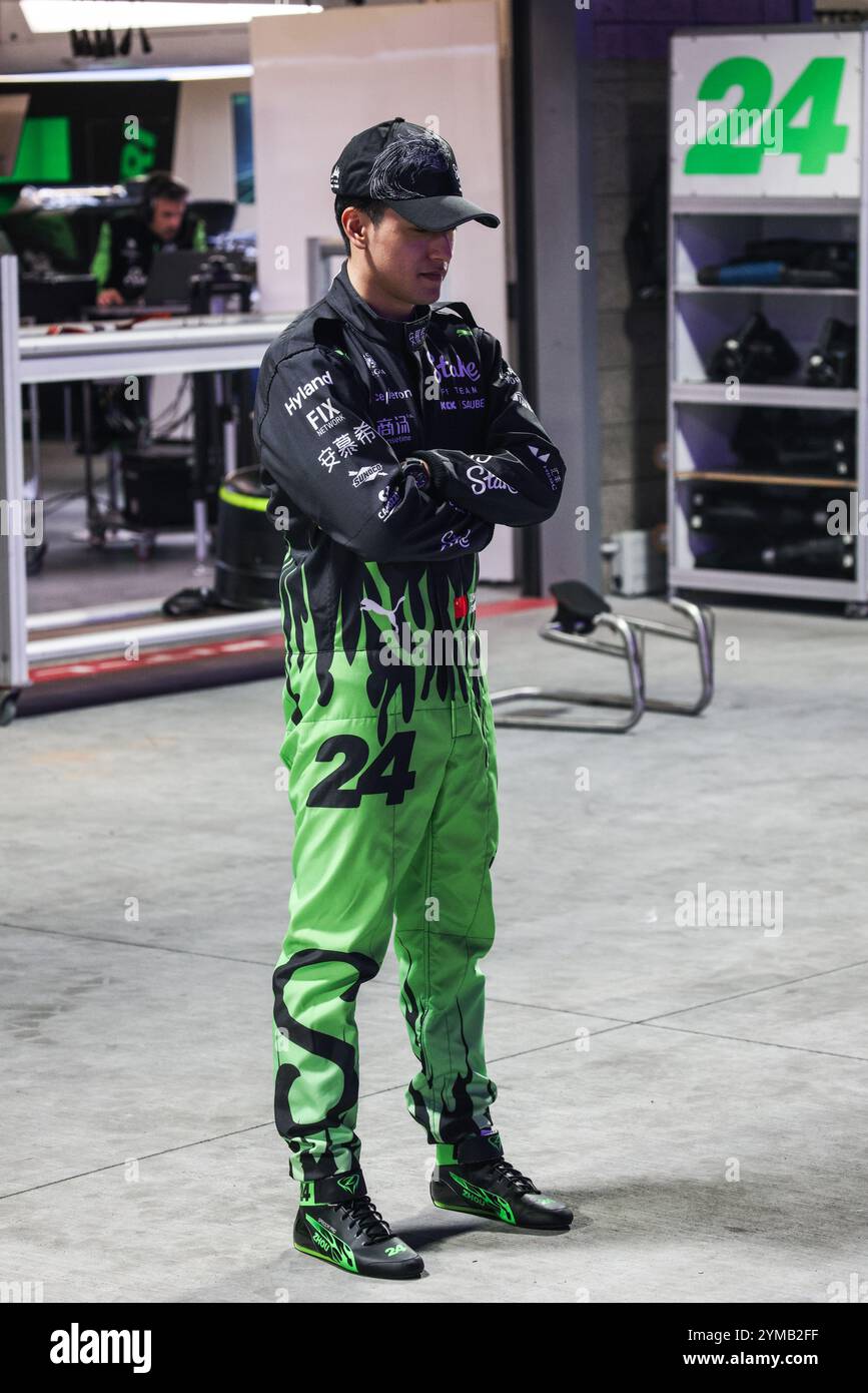 ZHOU Guanyu (chi), Stake F1 Team Kick Sauber C44, portrait during the ...