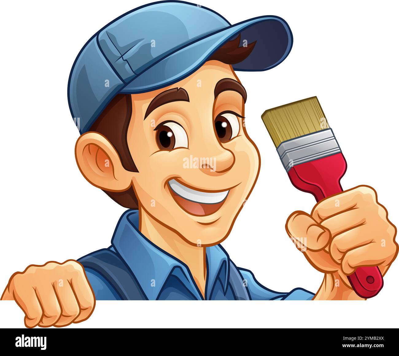 Building painters Stock Vector Images - Alamy
