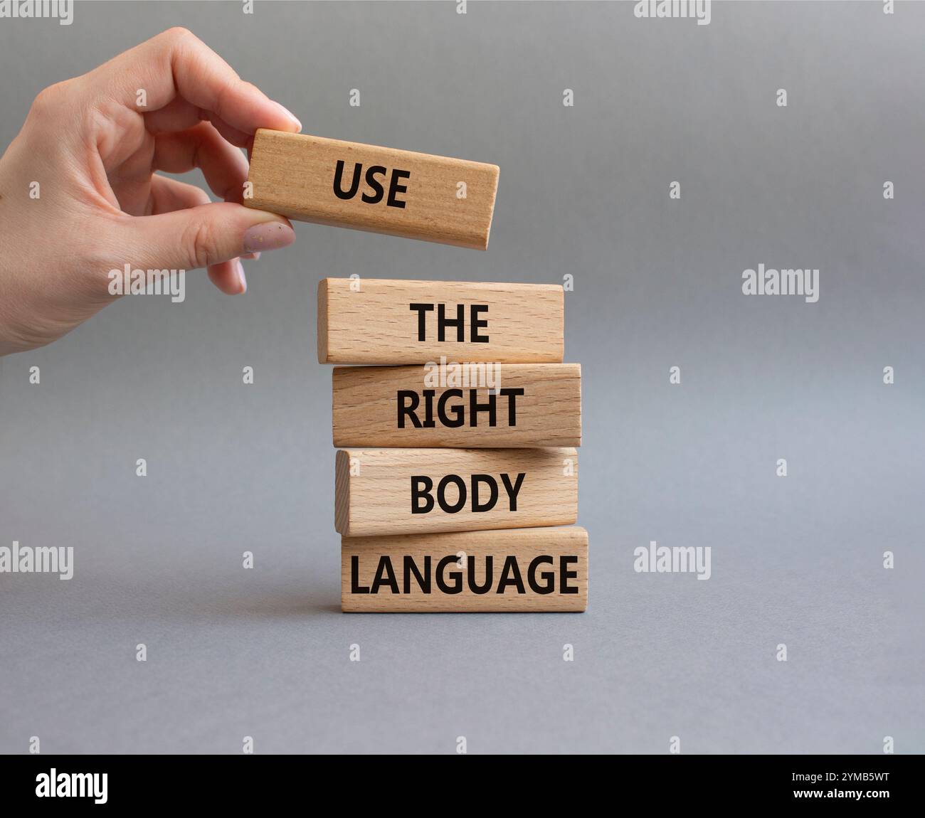 Use the right Body Language symbol. Concept words Use the right Body ...