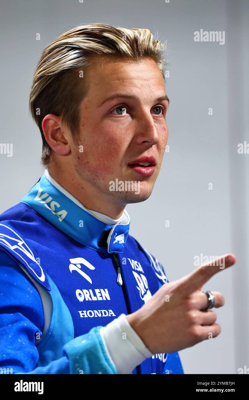 Las Vegas, USA. 20th Nov, 2024. Liam Lawson (NZL) RB. Formula 1 World ...