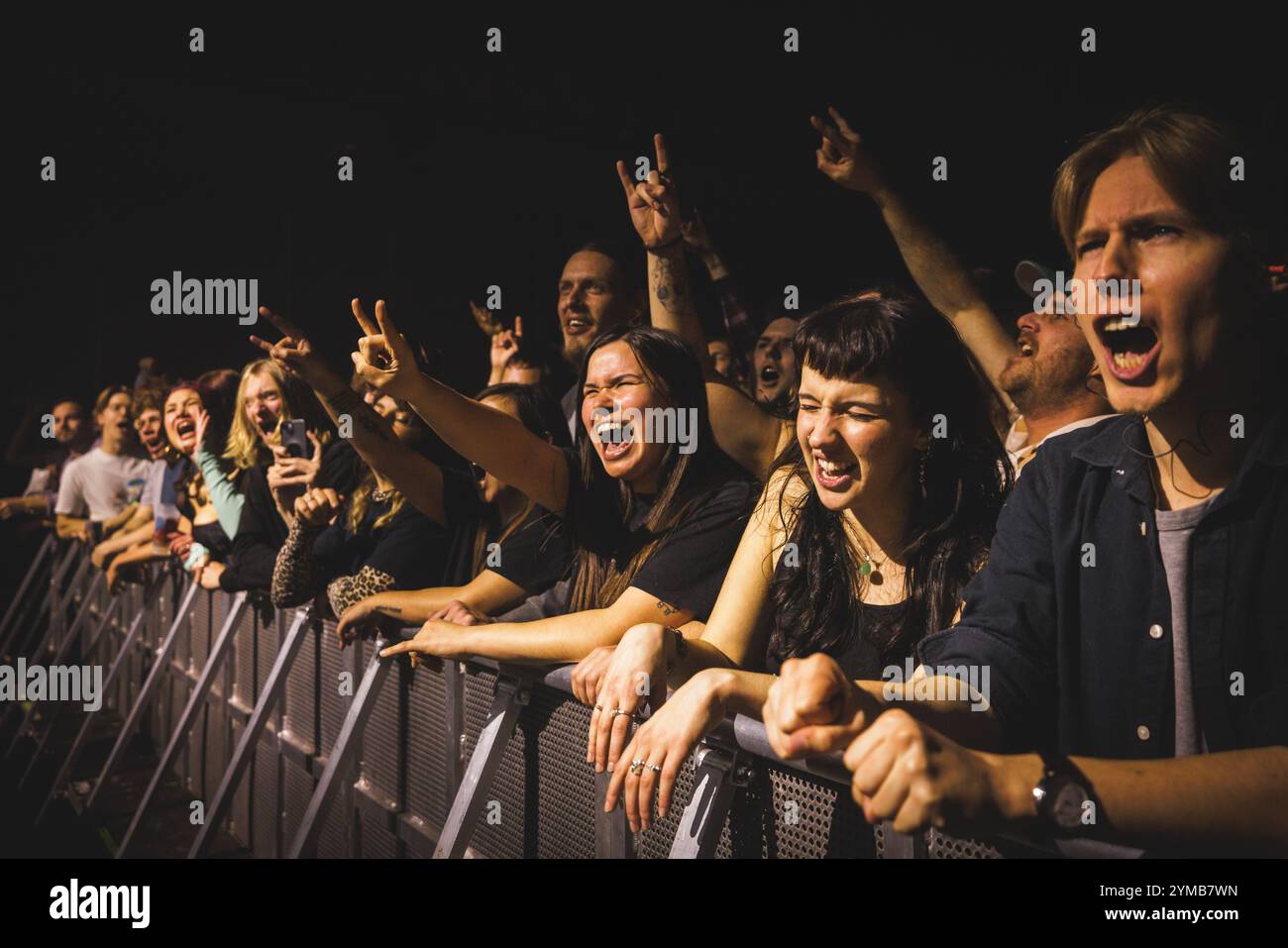 Copenhagen, Denmark. 20th Nov, 2024. Concert goers attend a live ...
