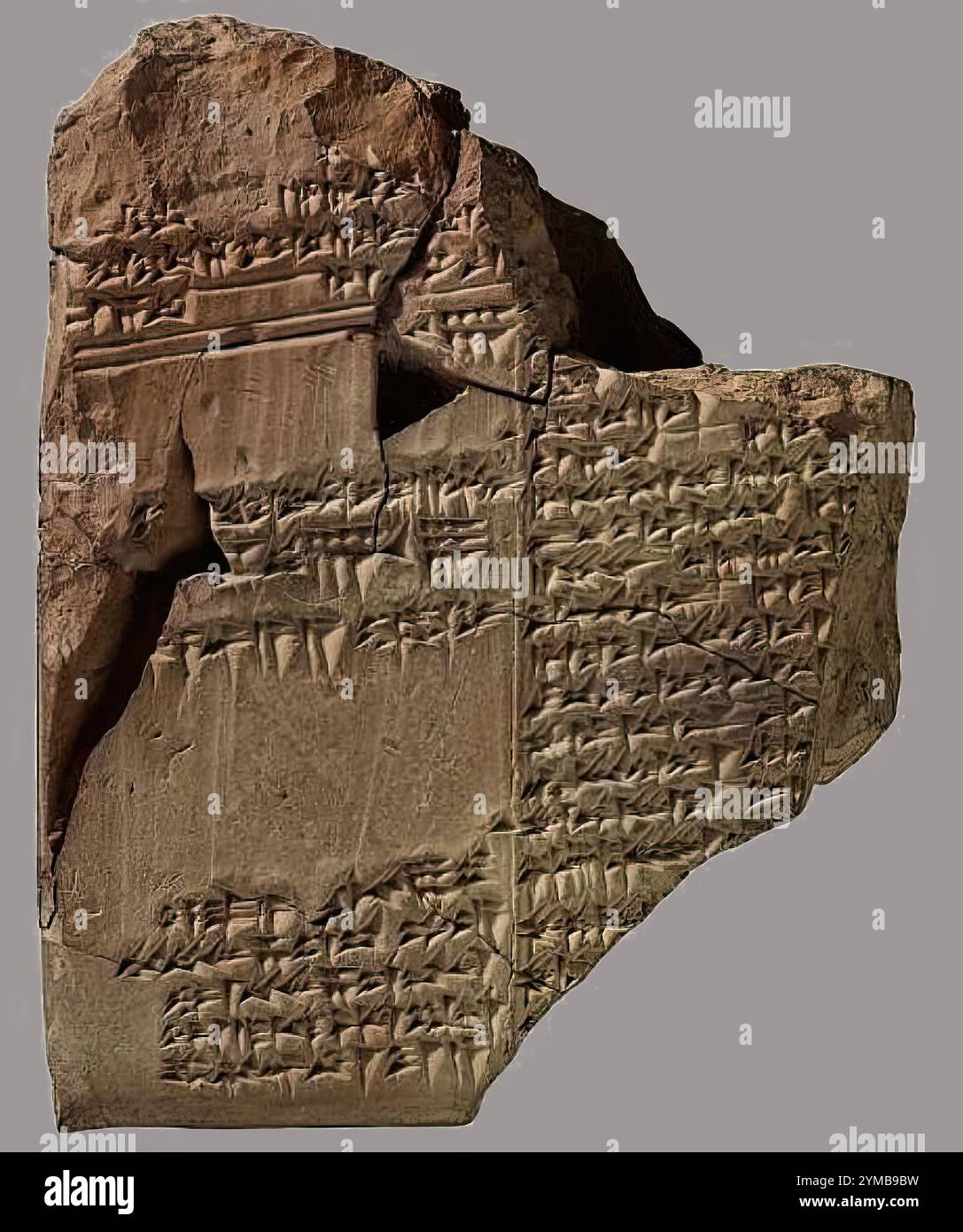 7405. Cuneiform tablet in Akkadian script dating c. 1646-1626 BC ...