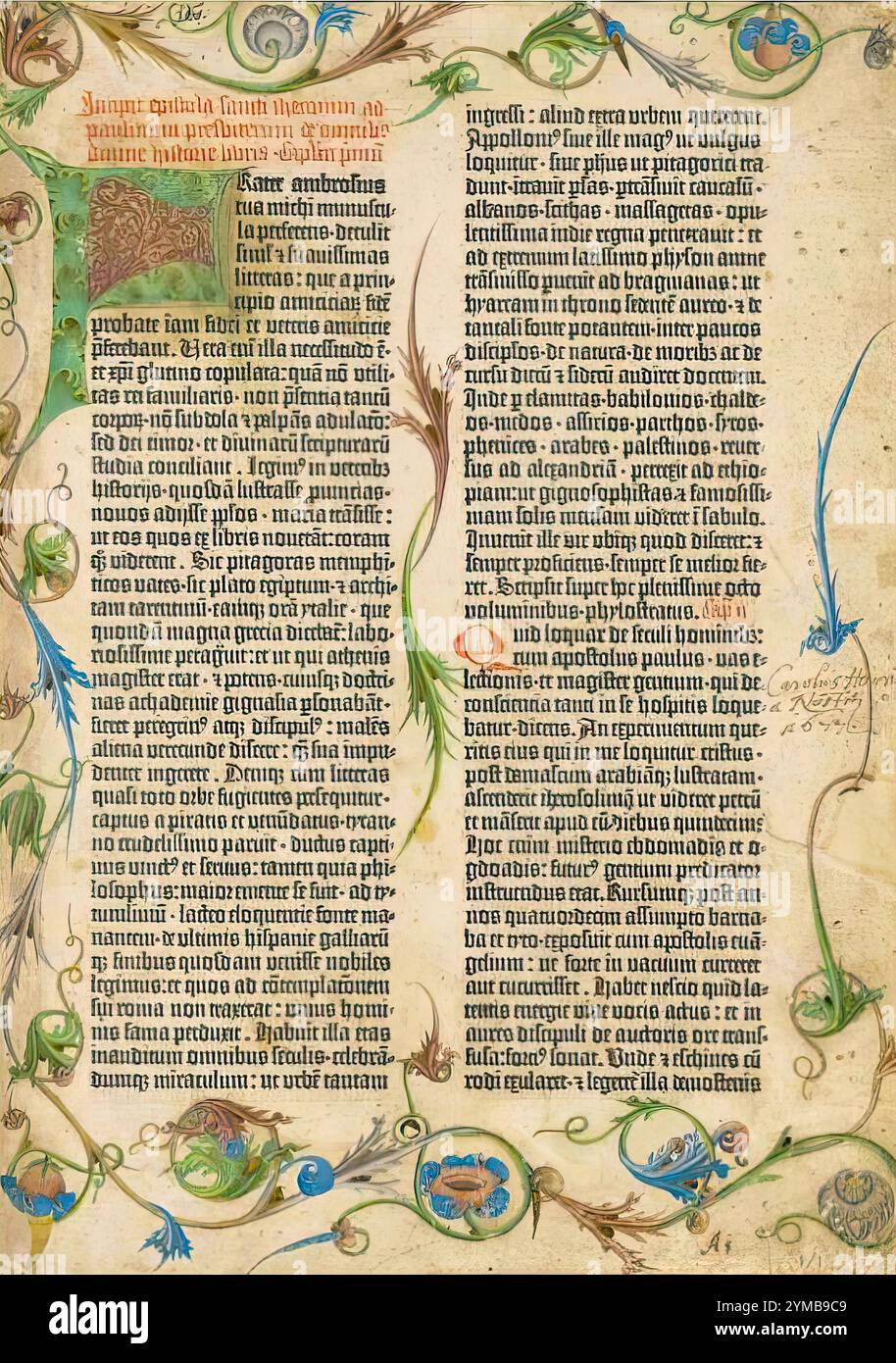 7409. The Gutenberg Bible was the first major book printed with a ...