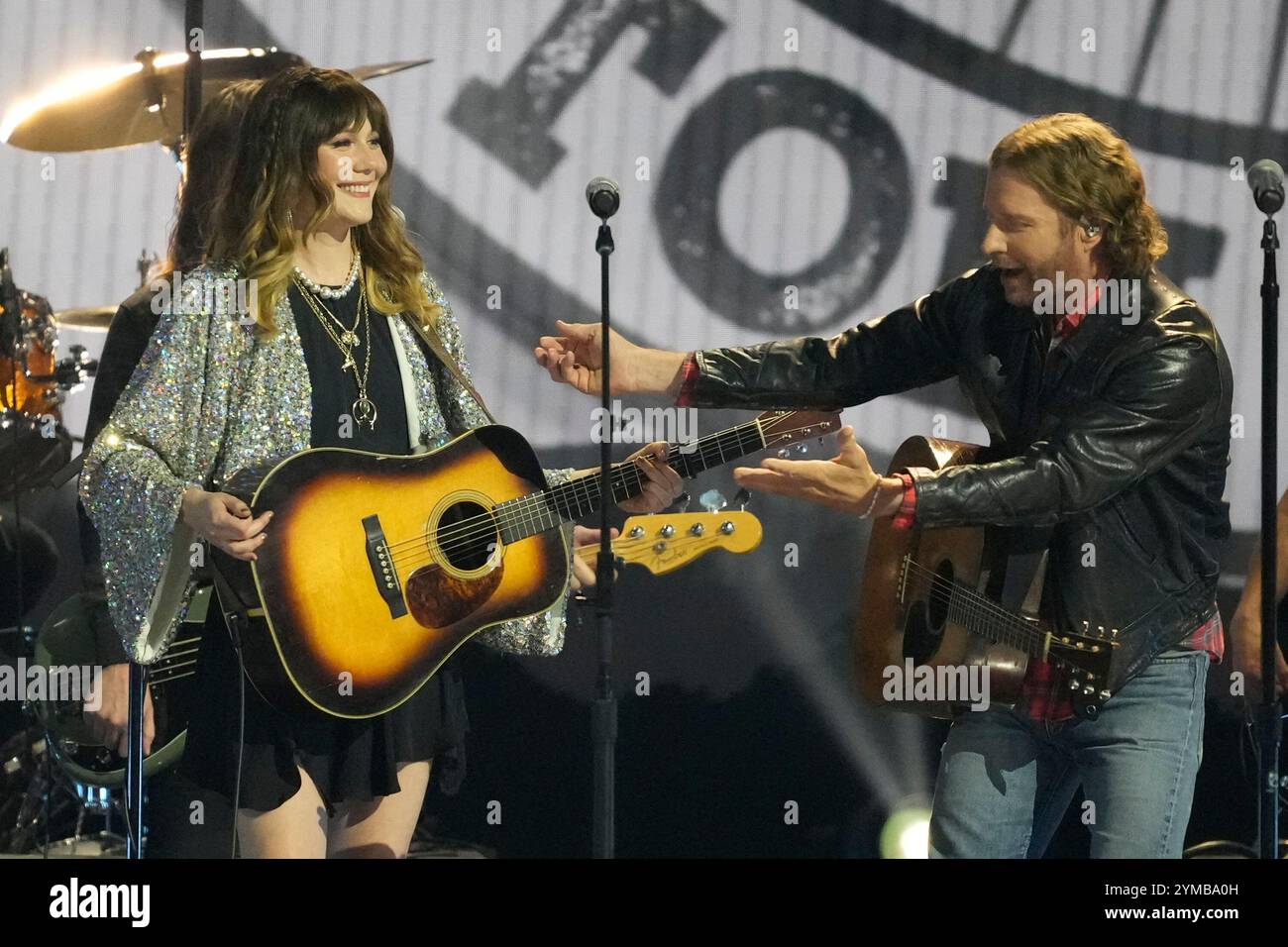 Nashville, Tennessee, USA. 20th Nov, 2024. Molly Tuttle, Dierks Bentley ...