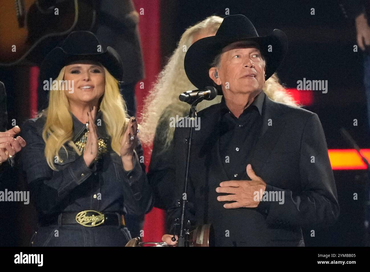 Nashville, Tennessee, USA. 20th Nov, 2024. George Strait, Jamey Johnson ...