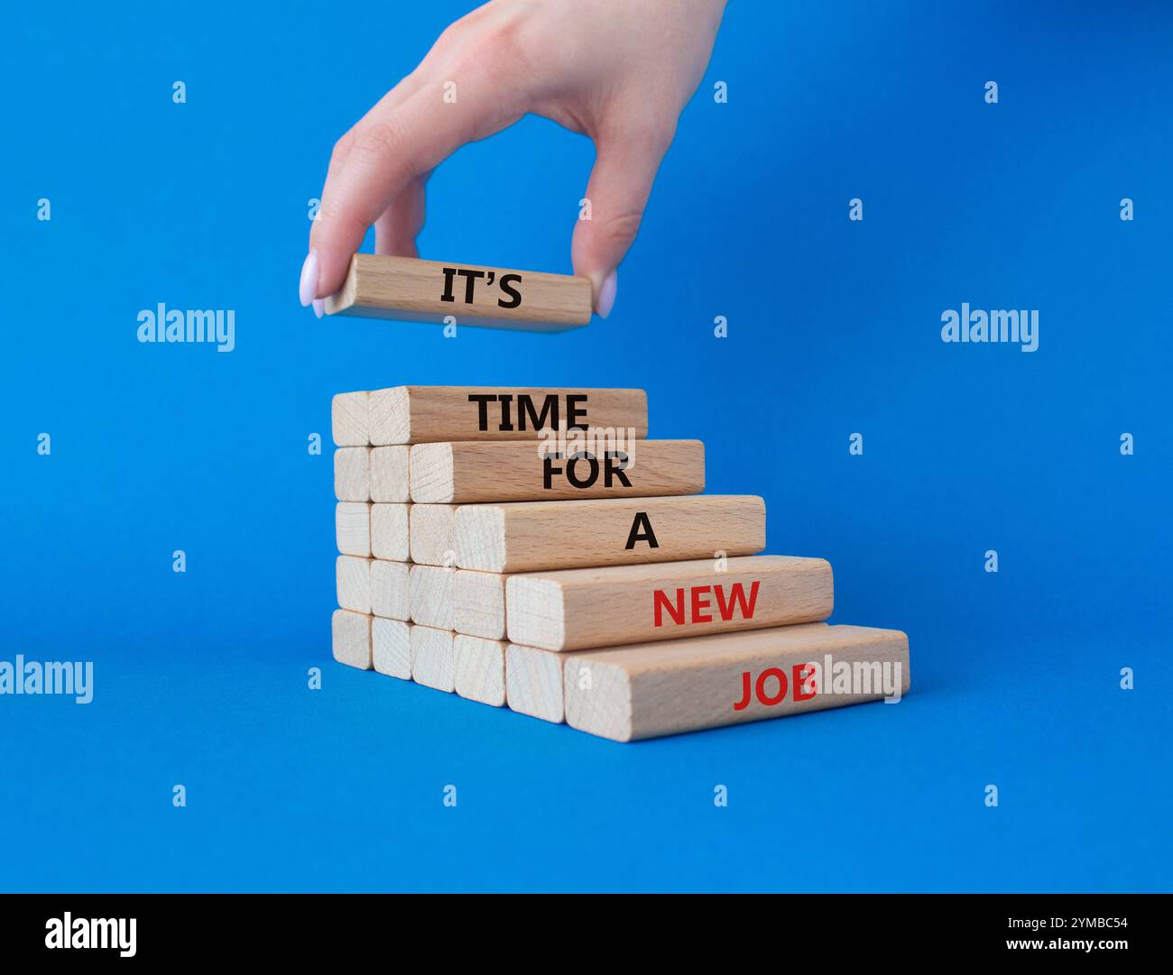 It is time for a new job symbol. Concept words It is time for a new job ...
