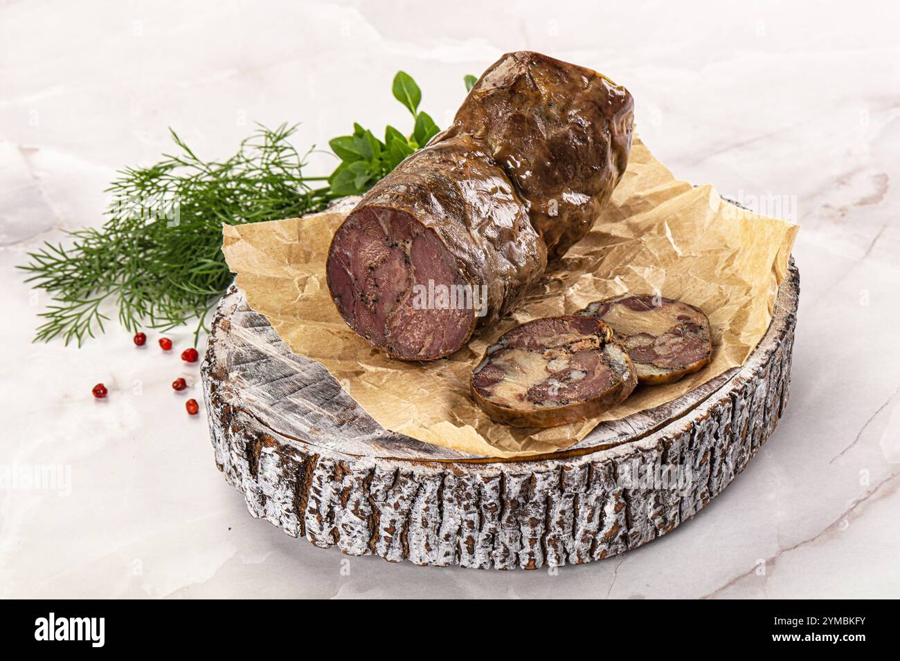 Kazy - traditional Kazakh horse meat sausage Stock Photo - Alamy