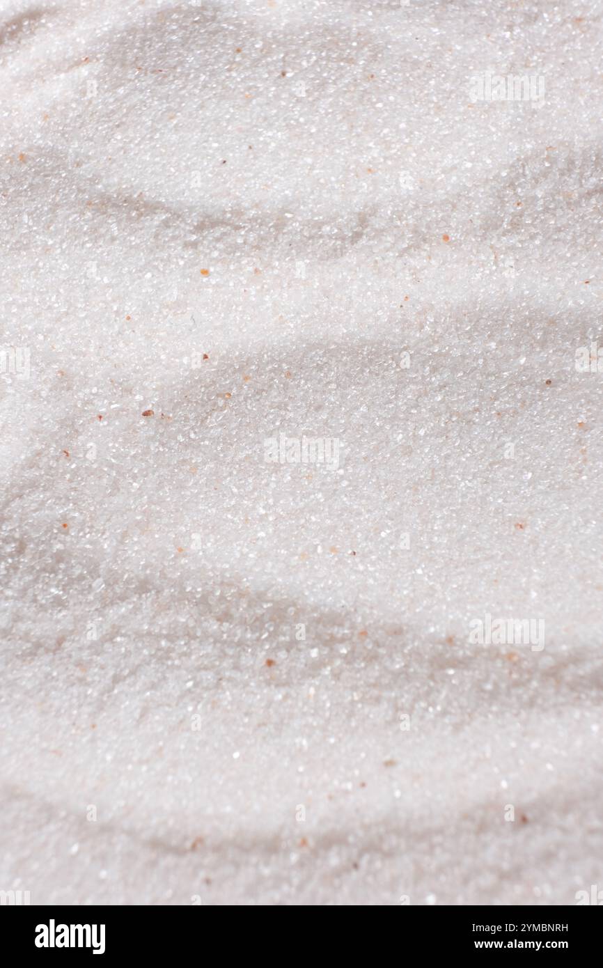 Natural Himalayan Pink Salt Fine Ground Top View Abstract Texture ...