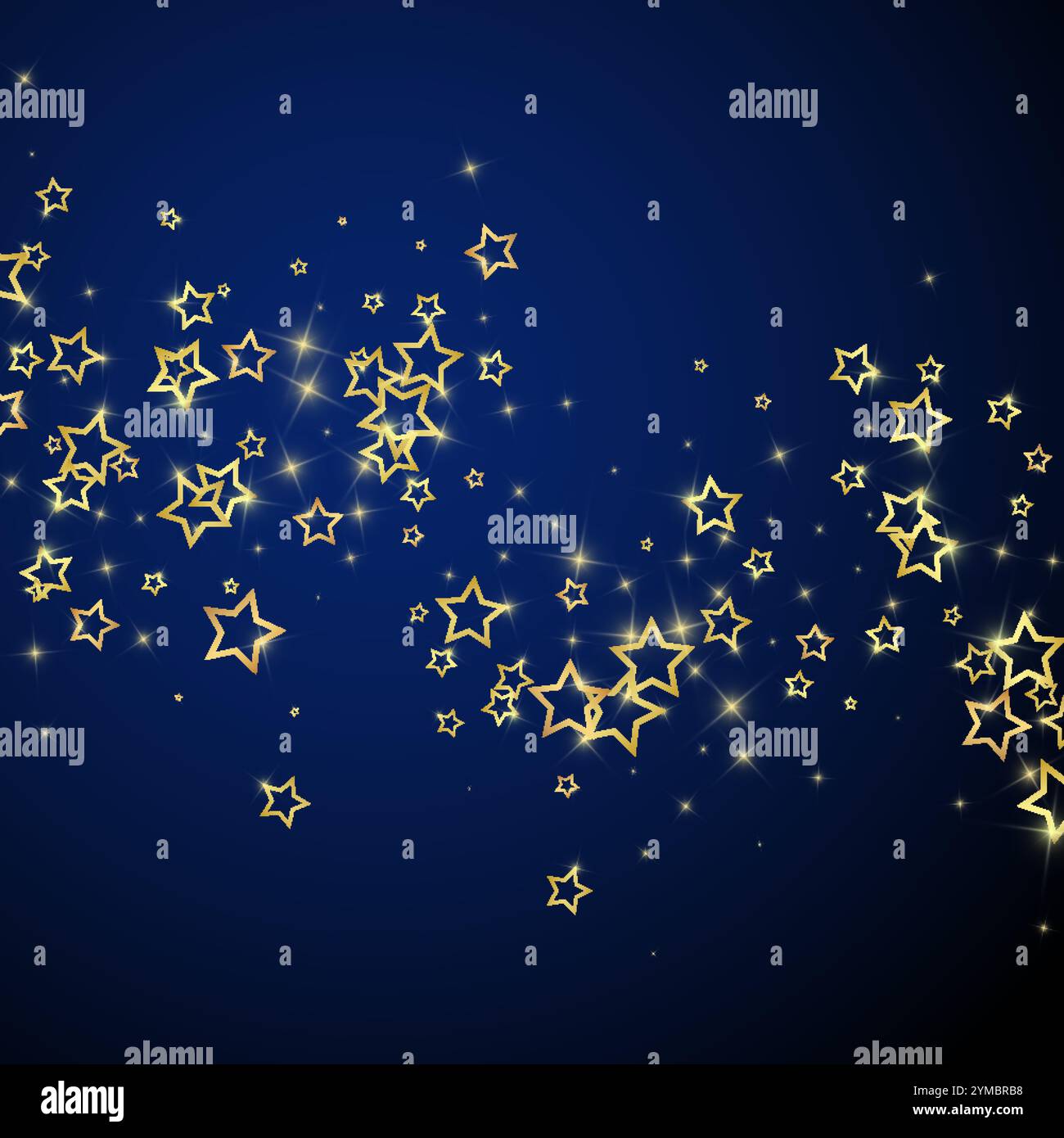 Starry night fairy tale background. Cute sparkling twinkles, christmas ...