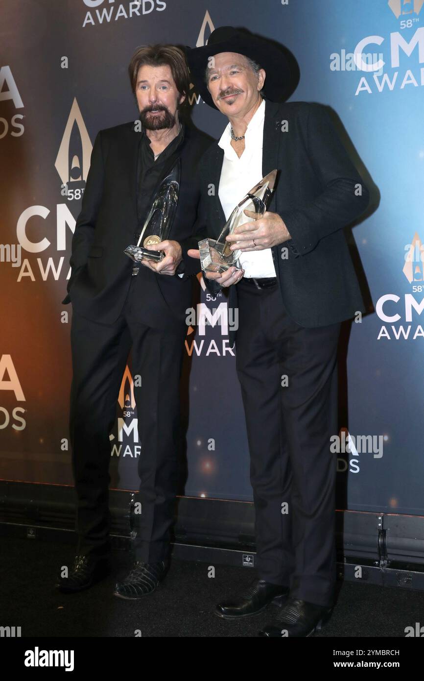 Nashville, Tennessee, USA. 20th Nov, 2024. Ronnie Dunn and Kix Brooks ...