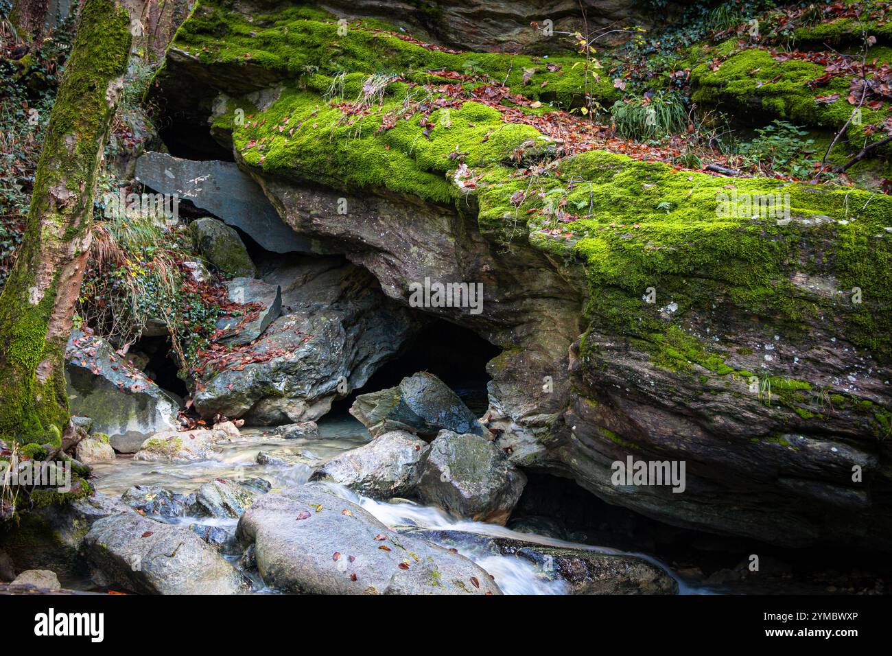 Spring river flowing between rocks hi-res stock photography and images ...