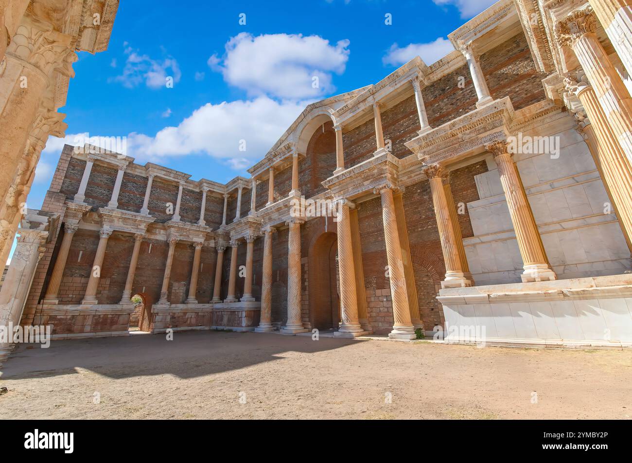 Ancient City Sardes (Sardis) in Turkey. Province of Lydia, major center ...