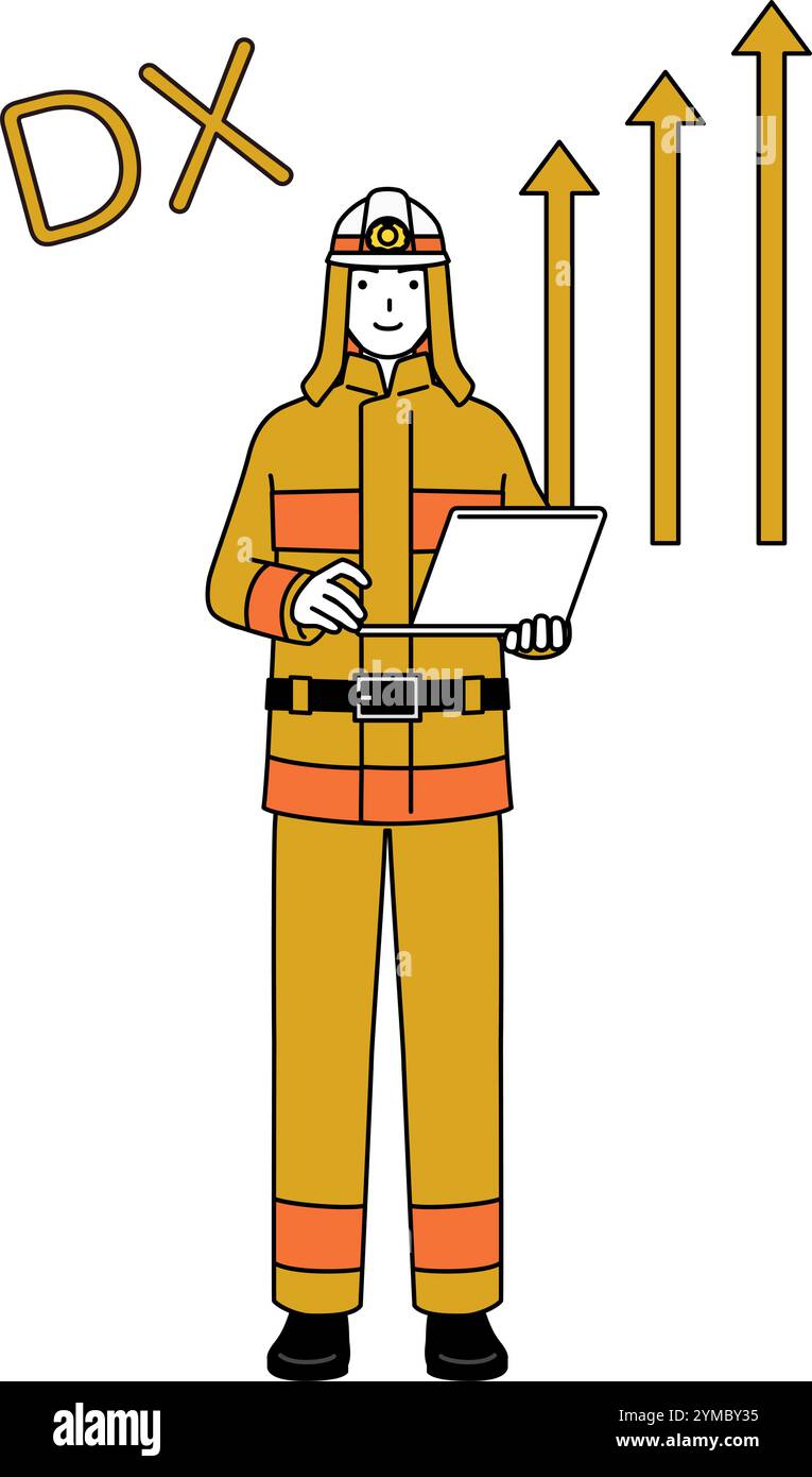 Advanced fire fighting Stock Vector Images - Alamy