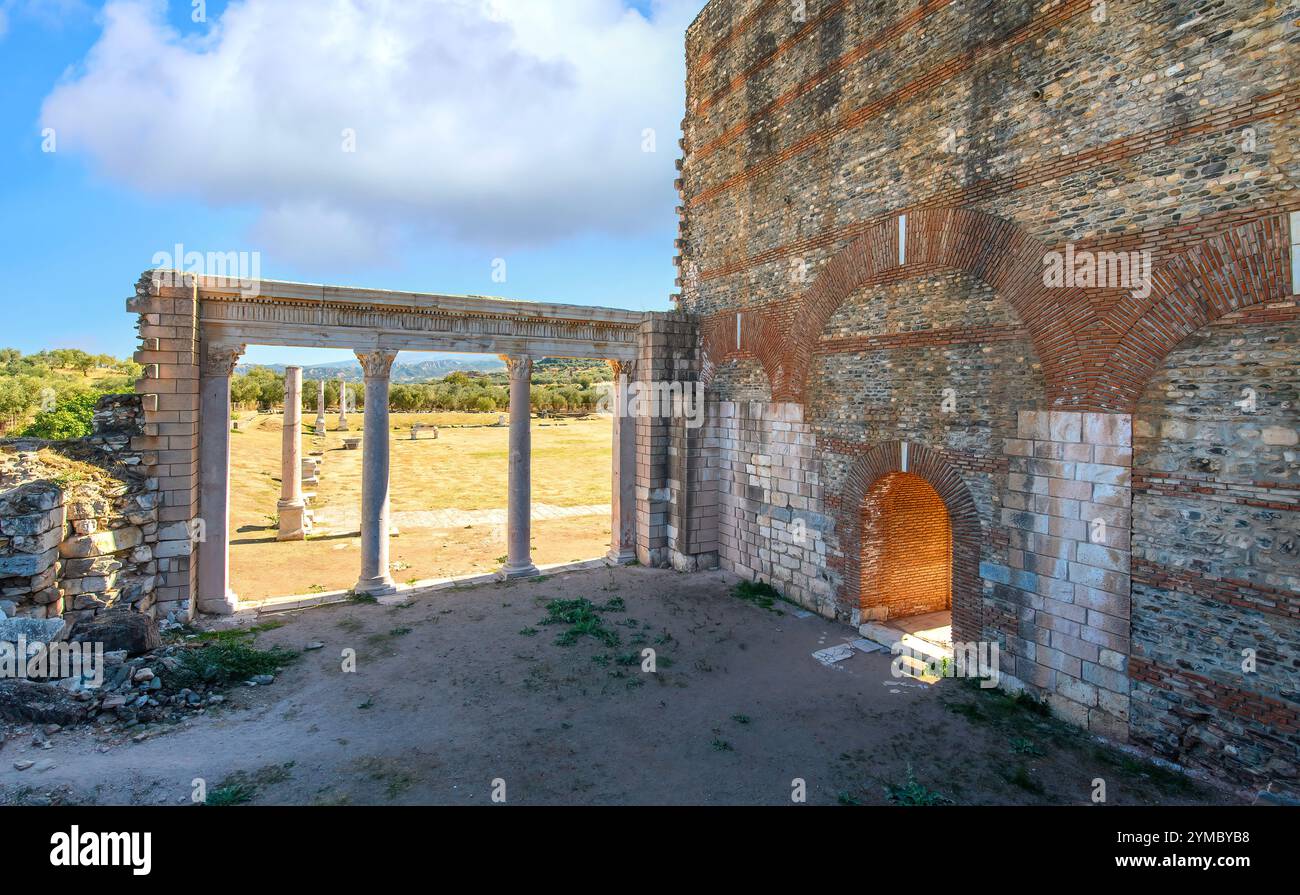 Ancient City Sardes (Sardis) in Turkey. Province of Lydia, major center ...