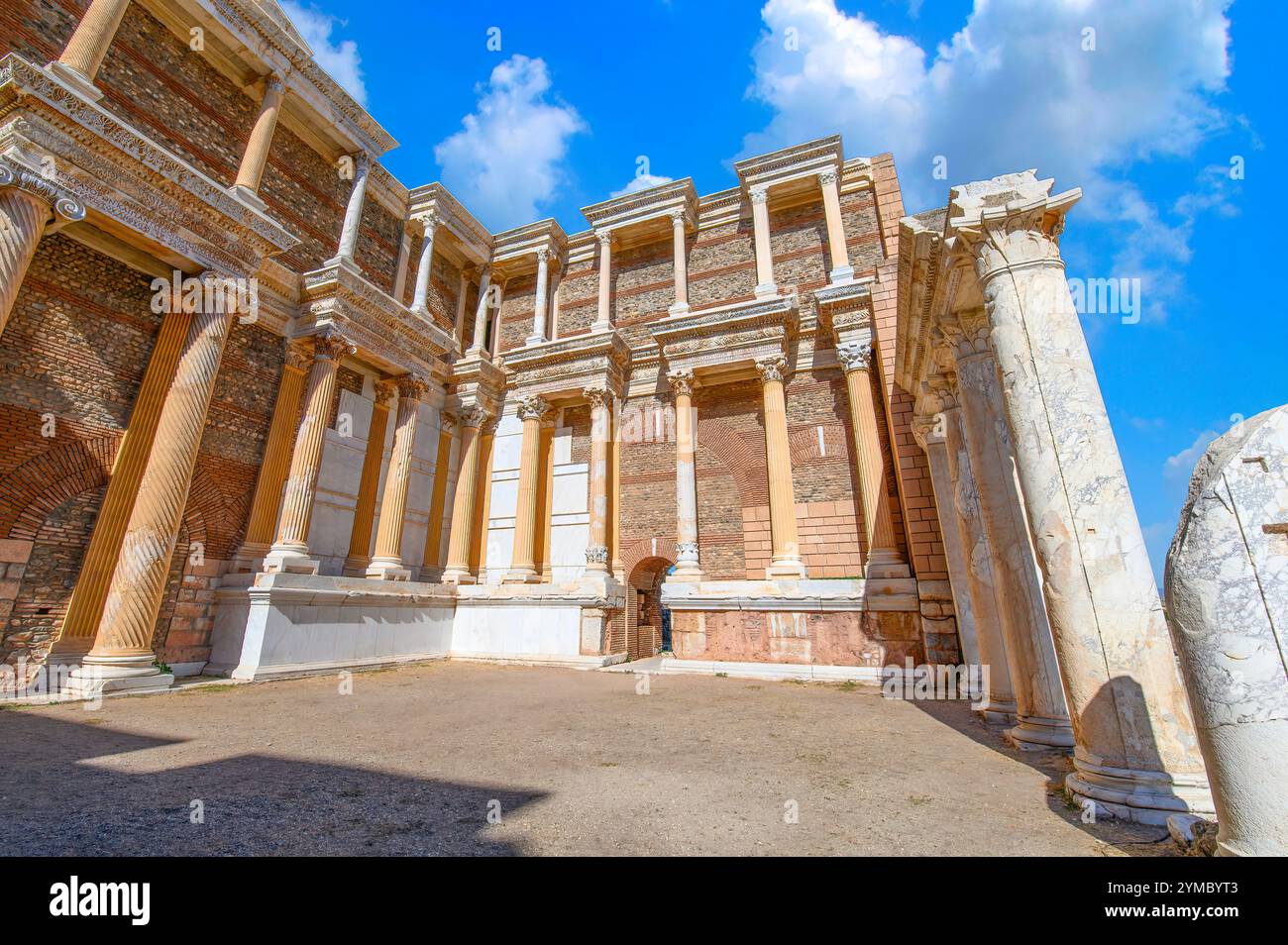 Ancient City Sardes (Sardis) in Turkey. Province of Lydia, major center ...