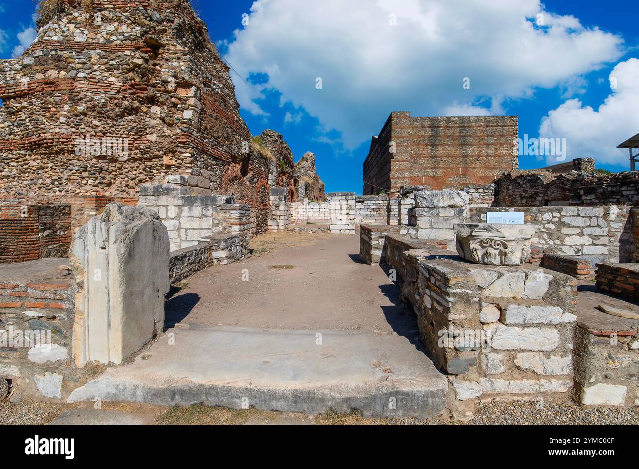 Ancient City Sardes (Sardis) in Turkey. Province of Lydia, major center ...