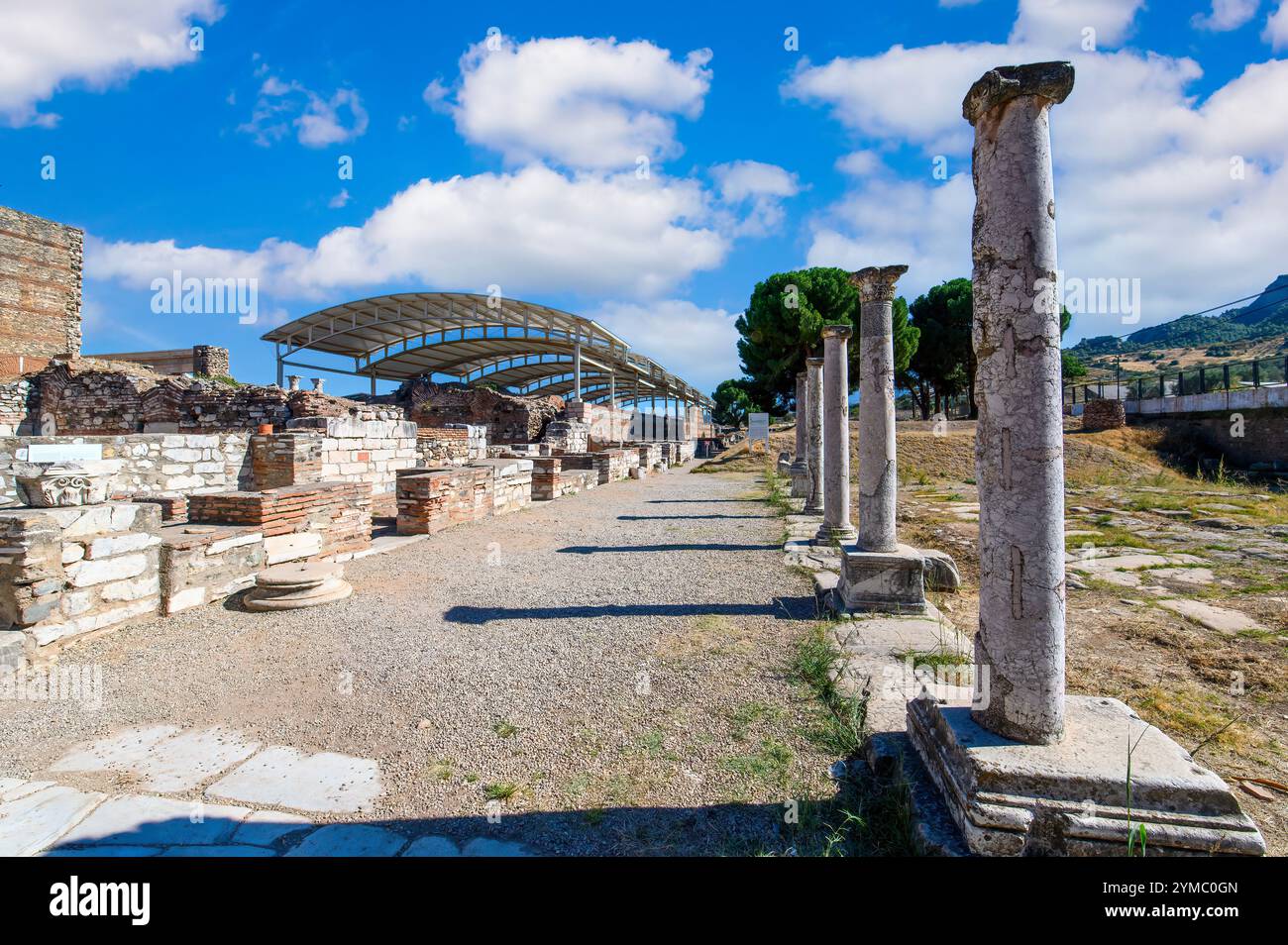 Ancient City Sardes (Sardis) in Turkey. Province of Lydia, major center ...