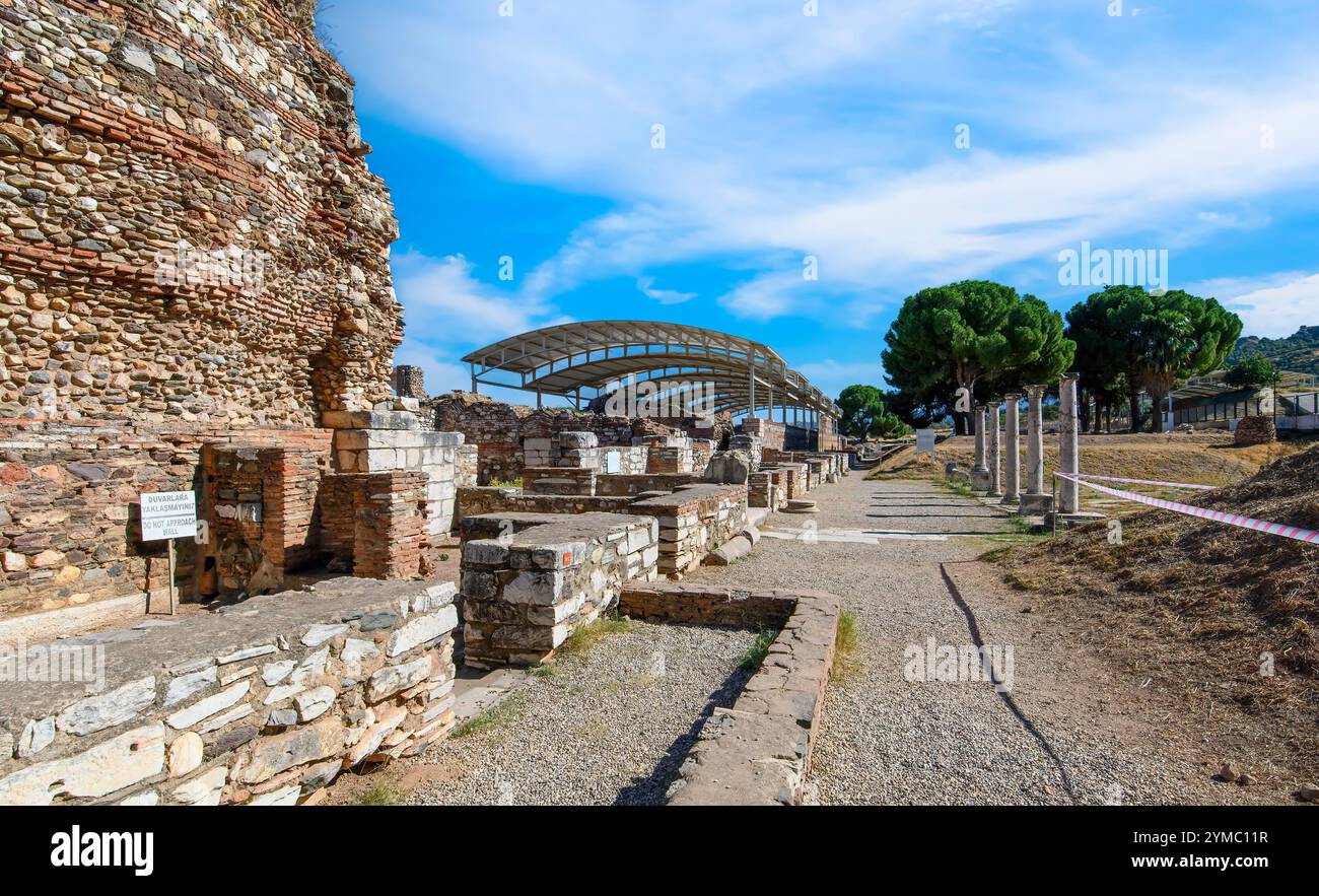 Ancient City Sardes (Sardis) in Turkey. Province of Lydia, major center ...