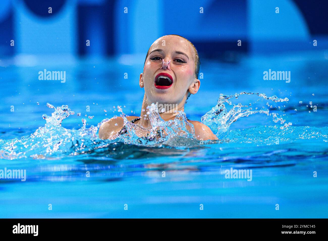 PARIS, FRANCE - 9 AUGUST, 2024: LUNEL Romane, The Artistic Swimming ...