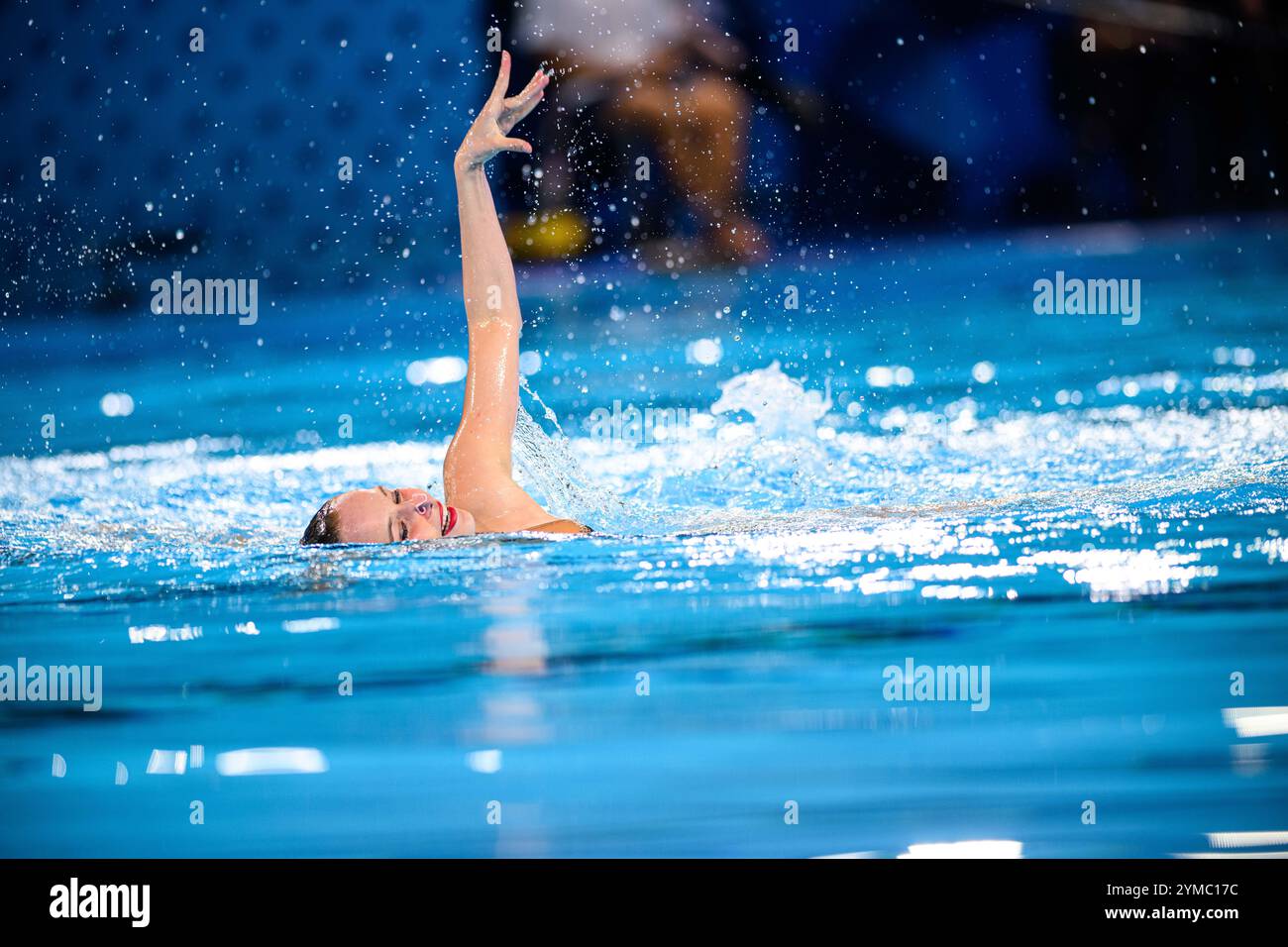 PARIS, FRANCE - 9 AUGUST, 2024: LUNEL Romane, The Artistic Swimming ...