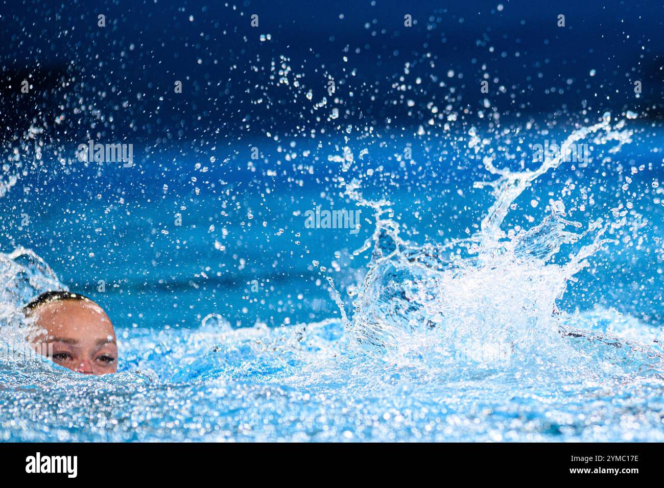 PARIS, FRANCE - 9 AUGUST, 2024: LUNEL Romane, The Artistic Swimming ...