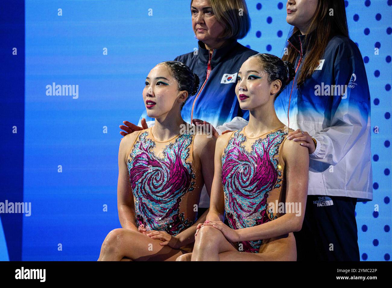 PARIS, FRANCE - 9 AUGUST, 2024: HUR Yoonseo, LEE Riyoung, The Artistic ...