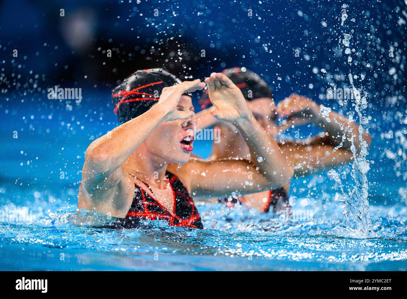PARIS, FRANCE - 9 AUGUST, 2024: LAMOTHE Audrey, SIMONEAU Jacqueline ...