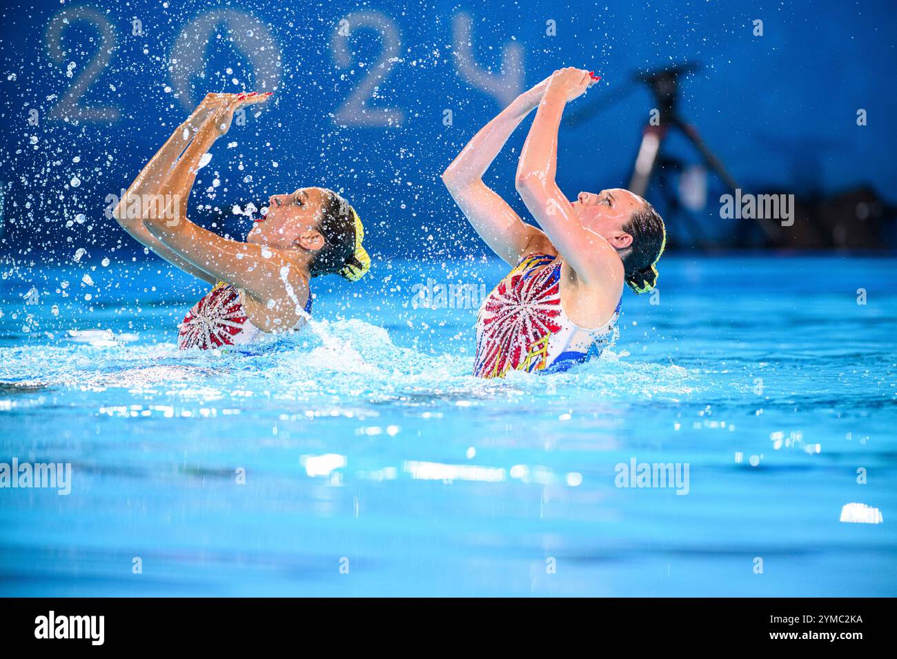 PARIS, FRANCE - 9 AUGUST, 2024: Shelly Bobritsky, Ariel Nassee, The ...