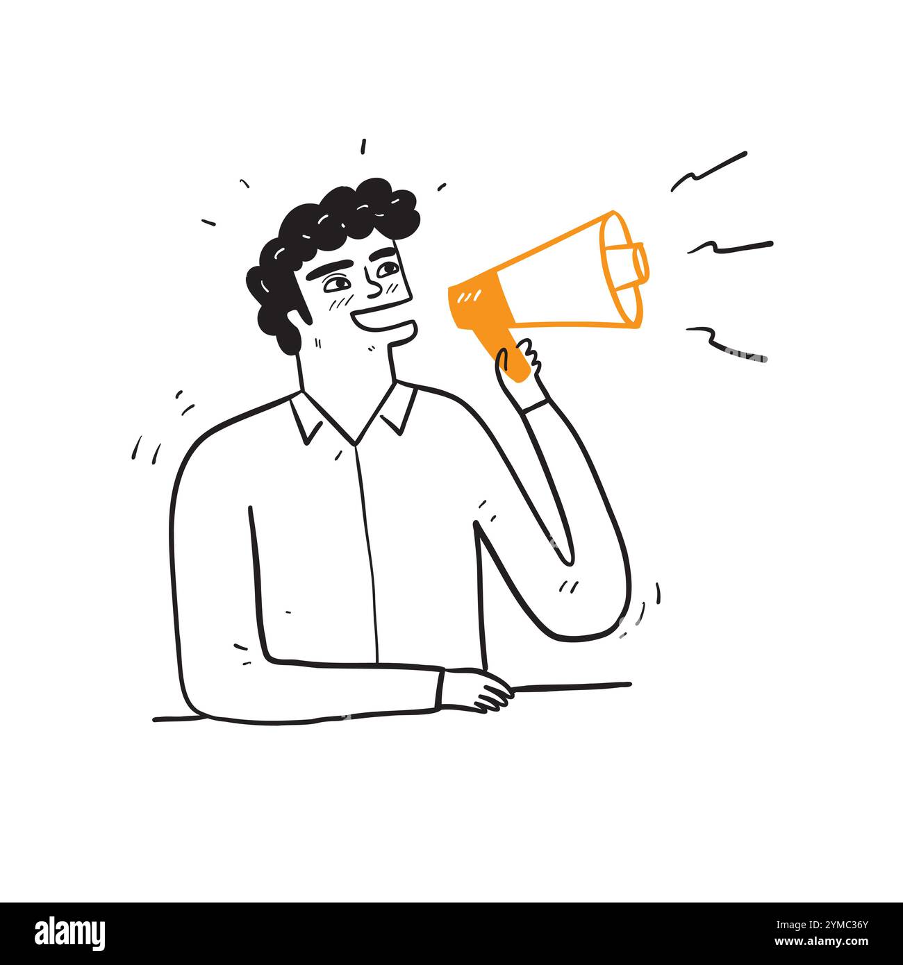 Funny young man isolated people sincere emotions lifestyle concept ...