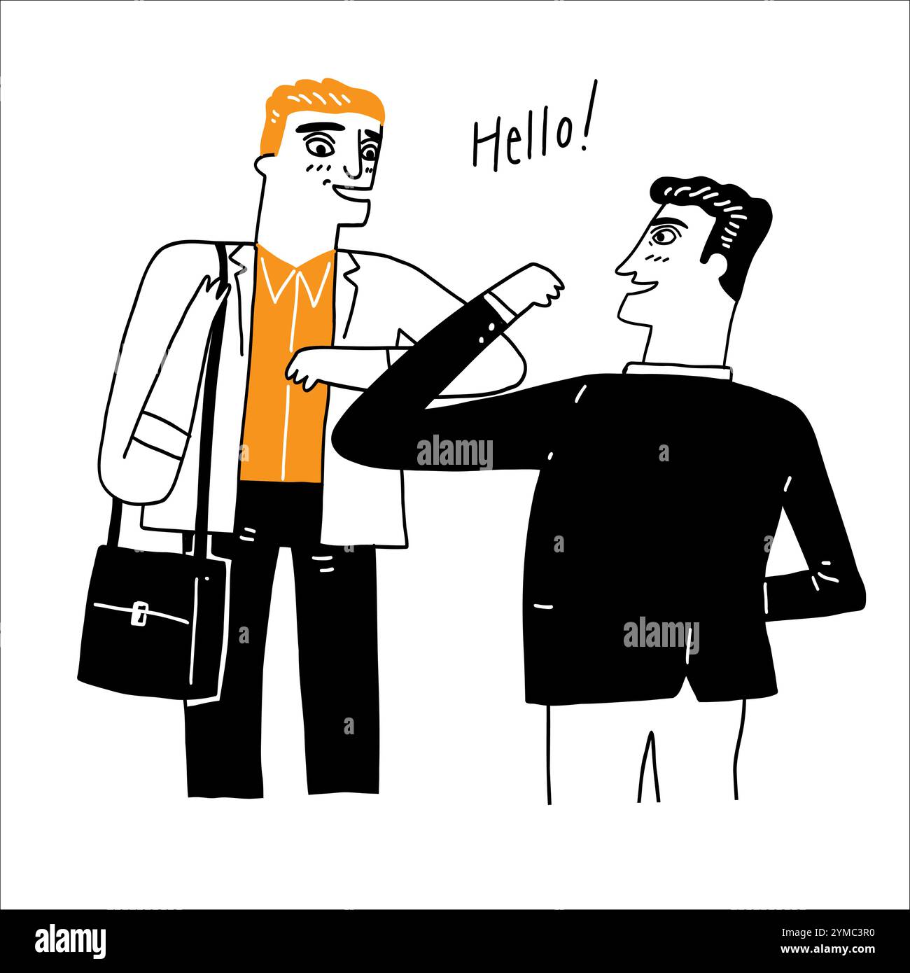 Young hipster man female Stock Vector Images - Alamy