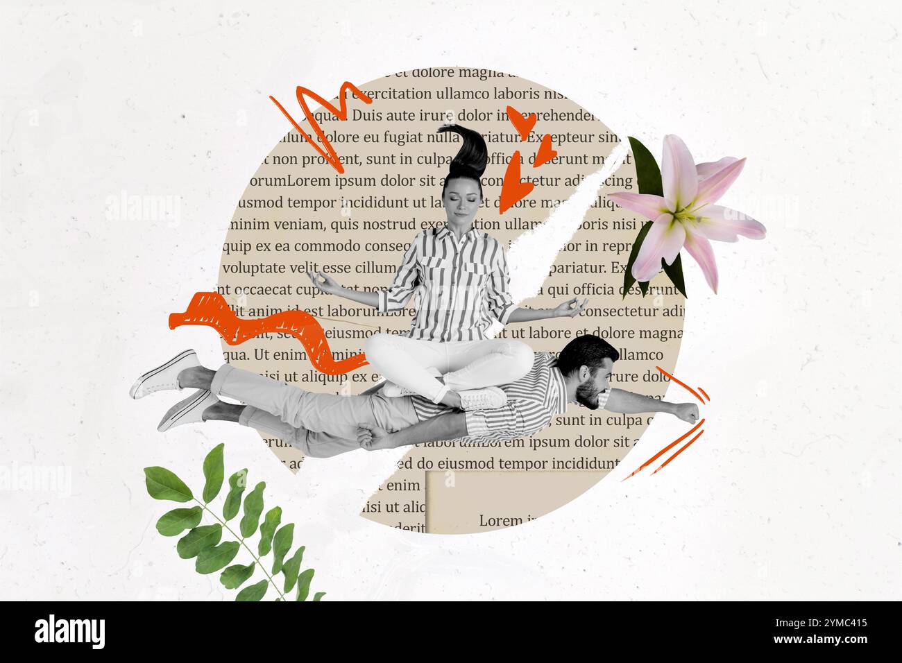 Composite trend artwork sketch image photo collage of like love story ...