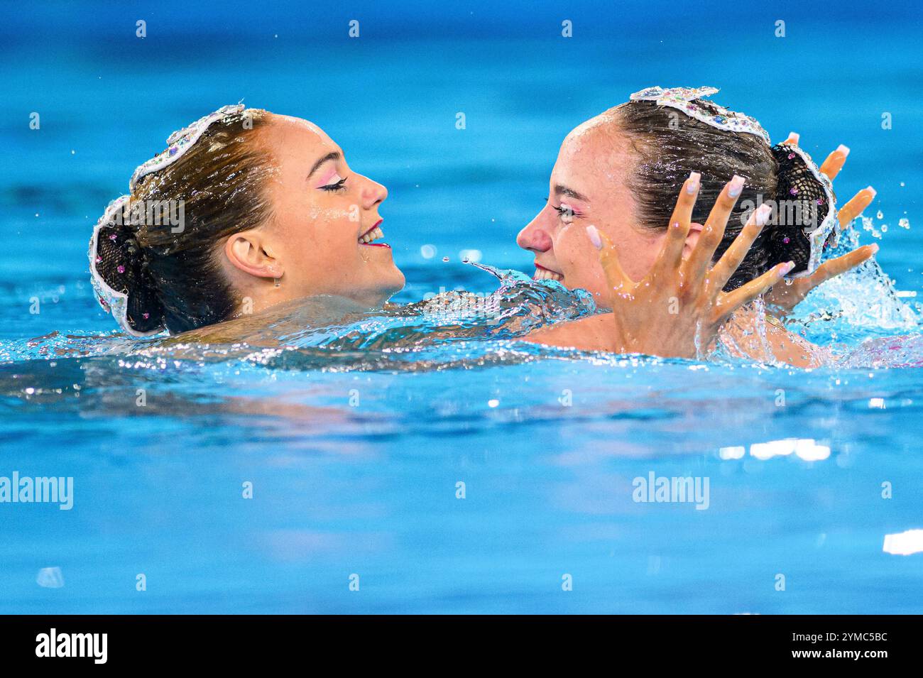 PARIS, FRANCE - 9 AUGUST, 2024: SHORTMAN Kate THORPE Isabelle, The ...
