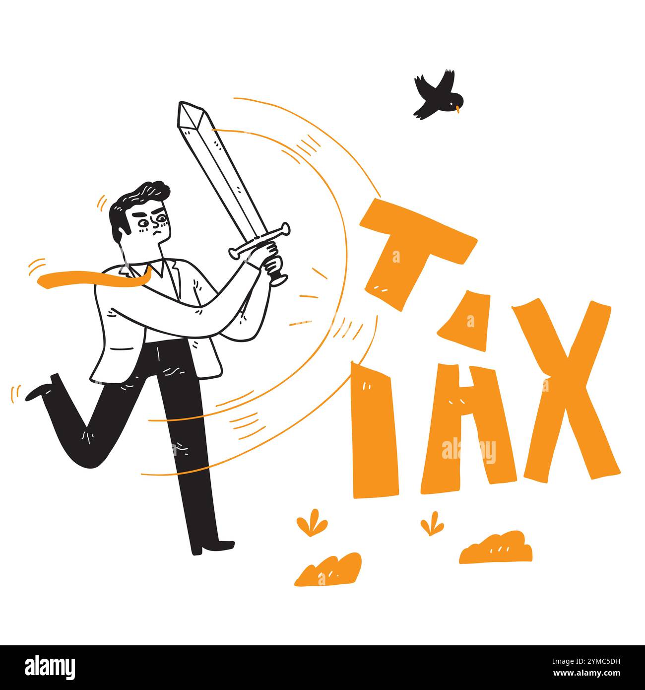 Taxes draw Stock Vector Images - Alamy