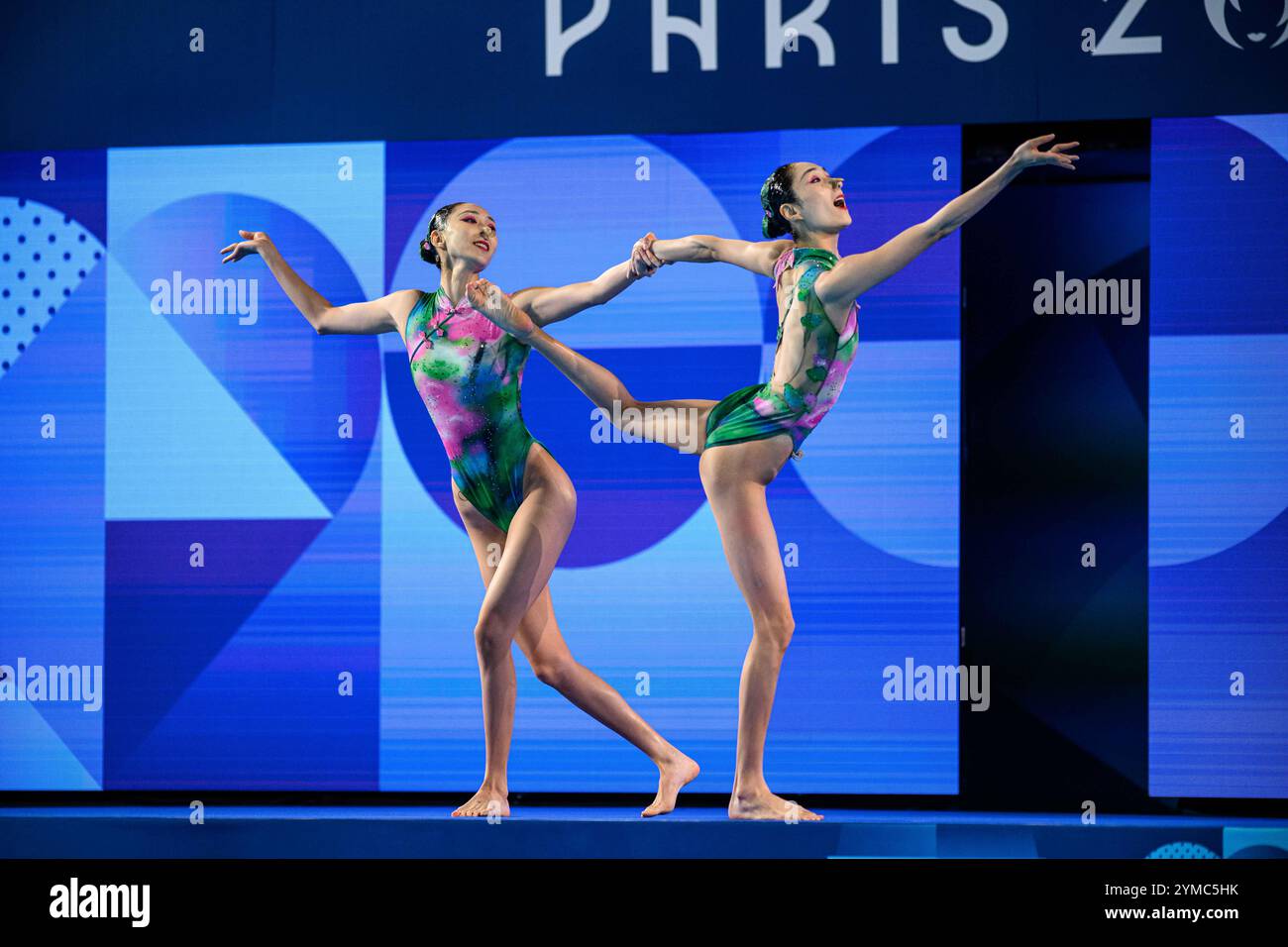 PARIS, FRANCE - 9 AUGUST, 2024: WANG Liuyi, WANG Qianyi, The Artistic ...