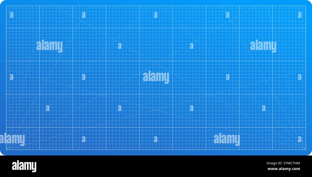 Blueprint background vector for tech and architecture. Grid paper ...