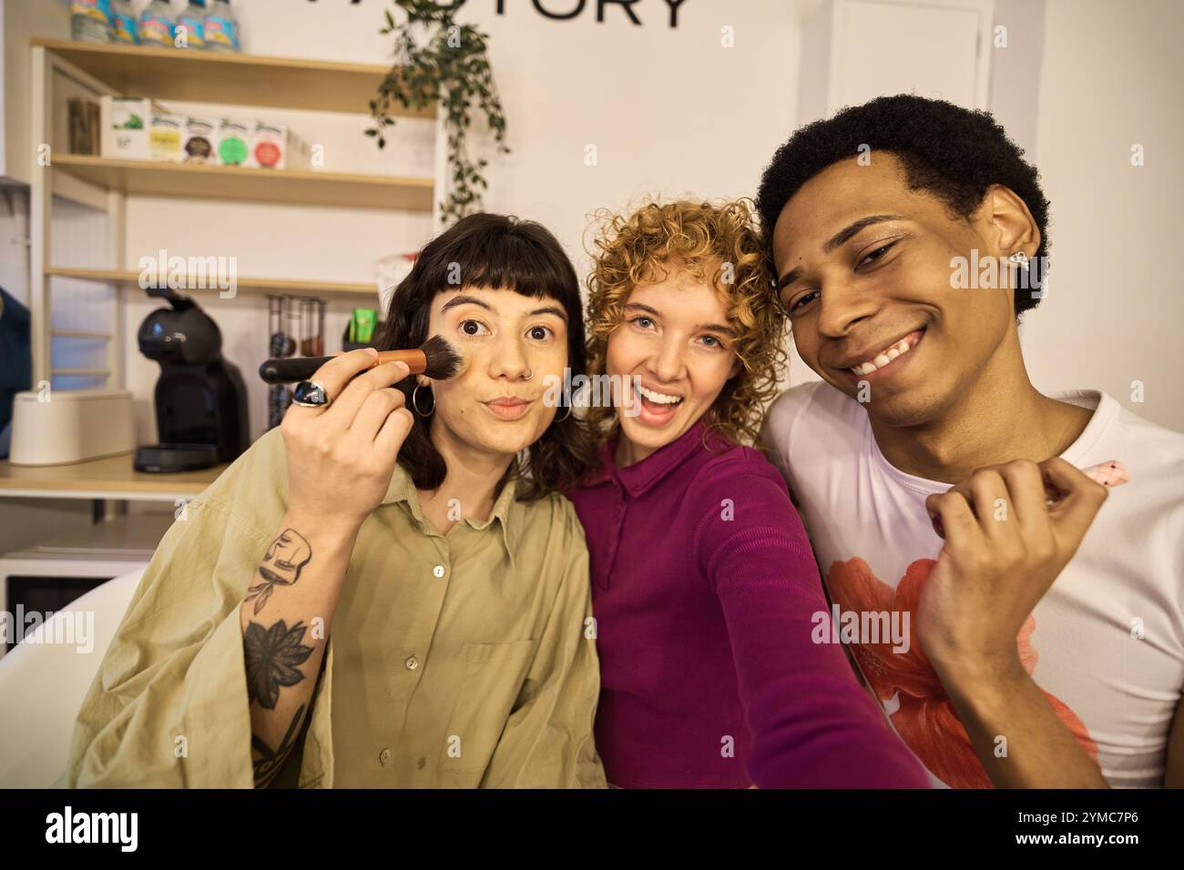 Diversity three people hi-res stock photography and images - Alamy