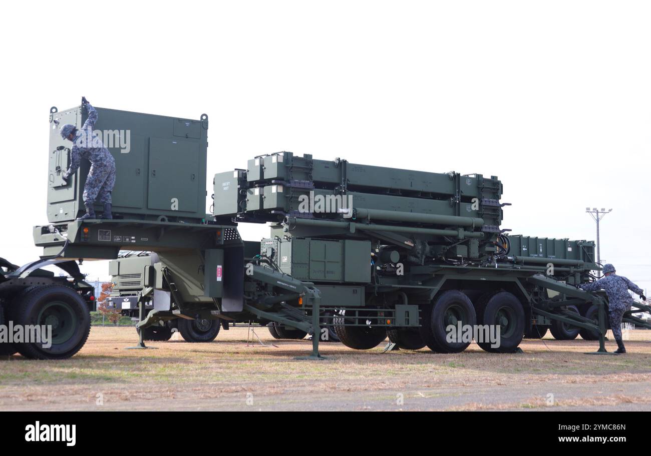 The Patriot Advanced Capability-3 (PAC-3) are seen during a deployment ...