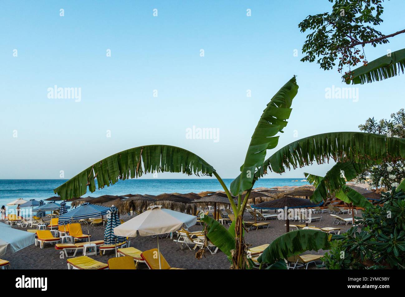Elli Beach in Rhodes Town Stock Photo - Alamy