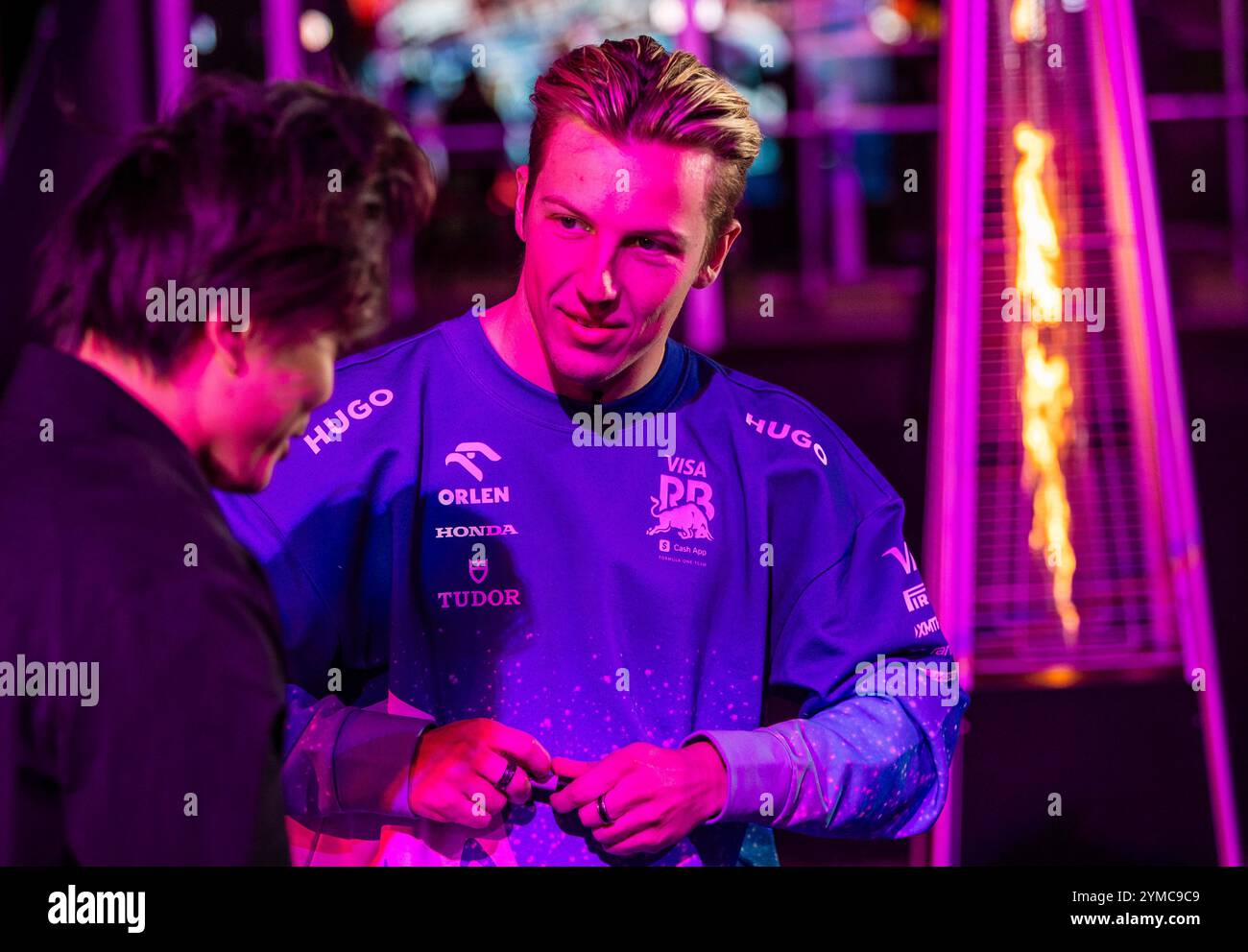 November 20 2024 Las Vegas NV, USA Visa RB driver Liam Lawson (30) of ...