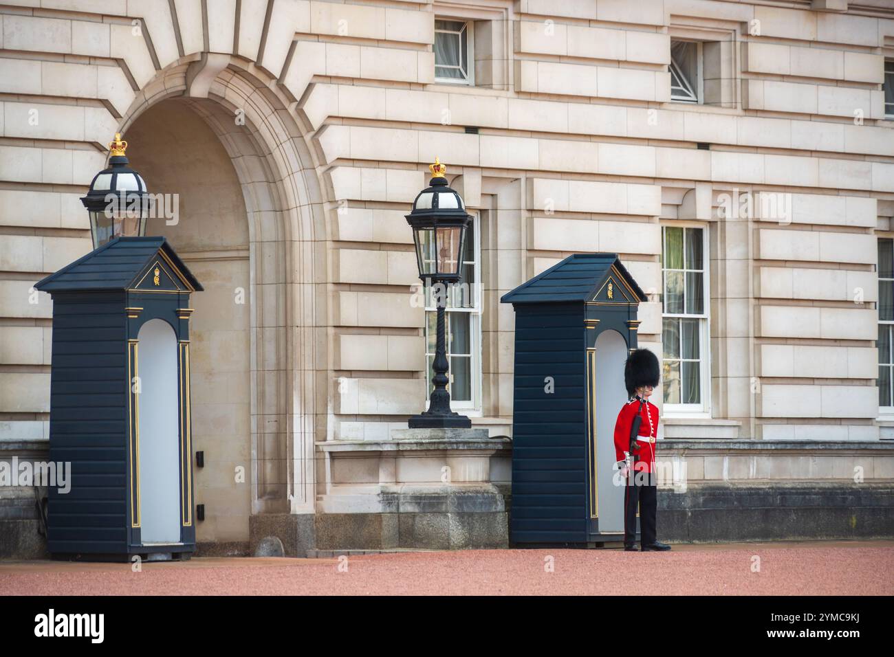 The Buckingham Palace, The Royal residence in London, England, UK Stock ...