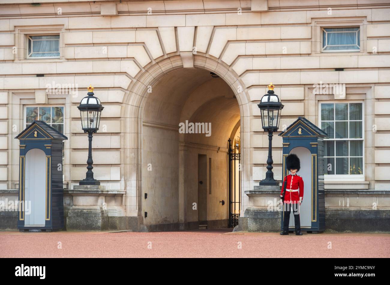 The Buckingham Palace, The Royal residence in London, England, UK Stock ...