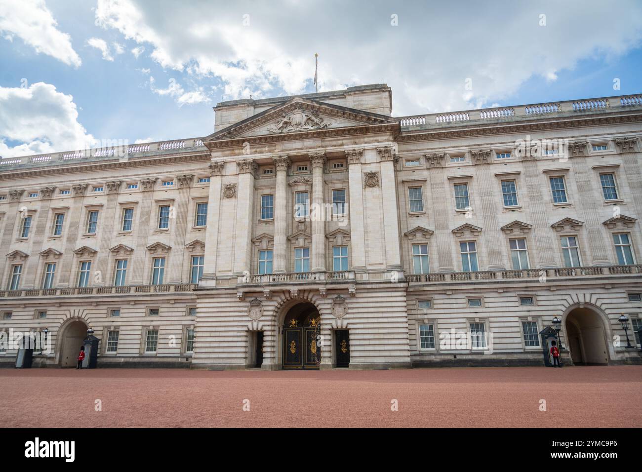 The Buckingham Palace, The Royal residence in London, England, UK Stock ...