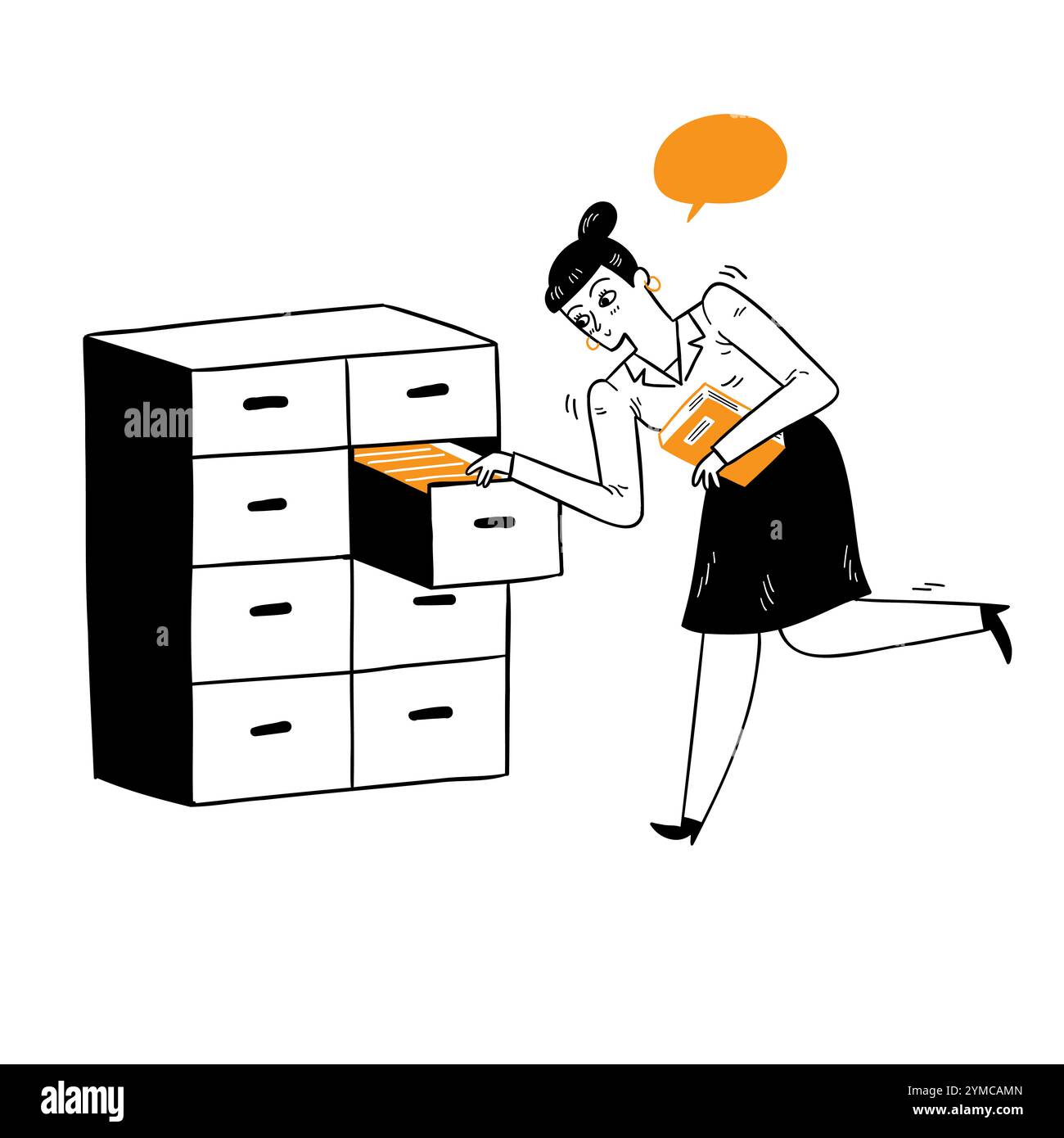 Woman portrait top view Stock Vector Images - Alamy