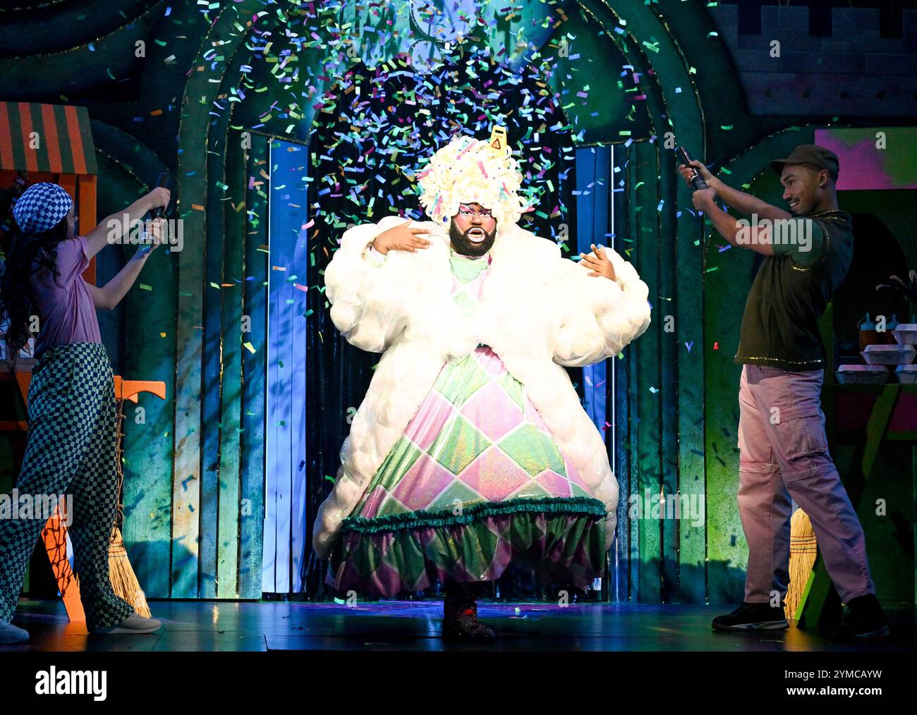 London, UK. 20th Nov, 2024. The cast of the new 'Aladdin' pantomime ...