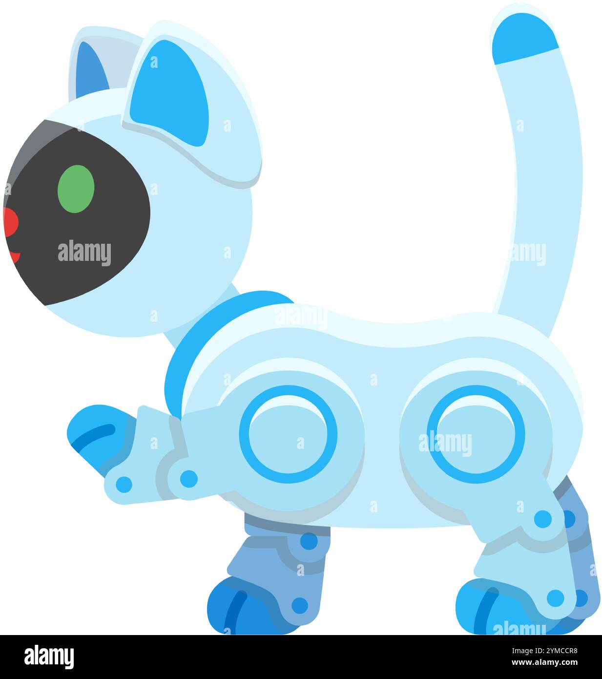 Robotic cat Stock Vector Images - Alamy