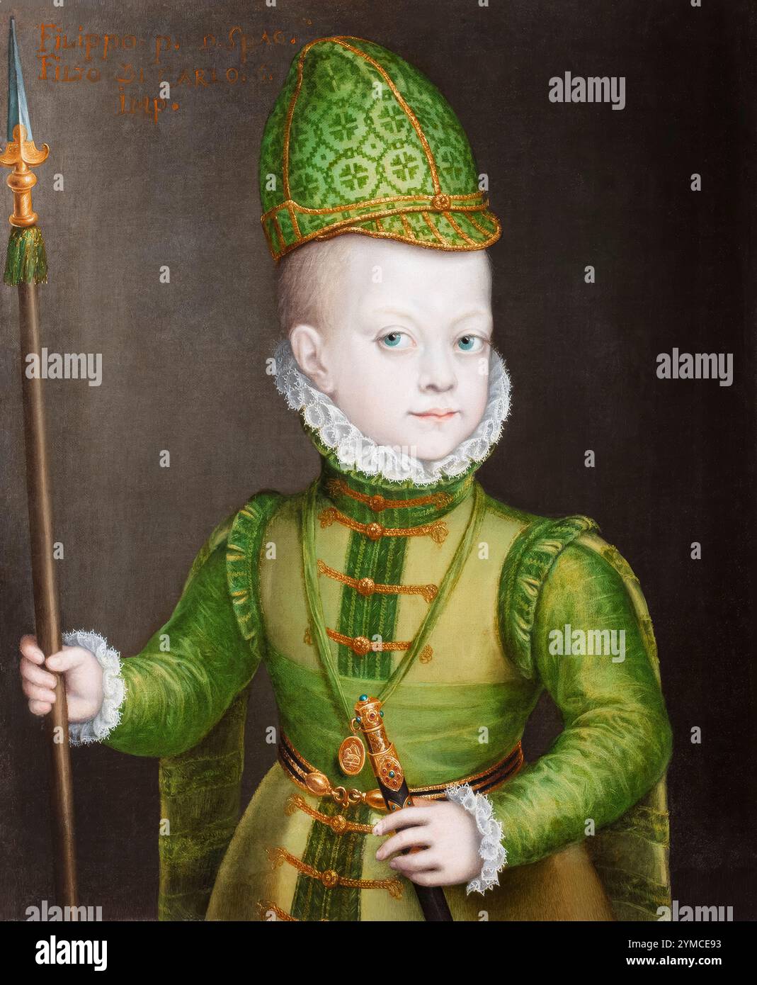 Sofonisba Anguissola, Portrait of a Spanish Prince (probably Philip II ...