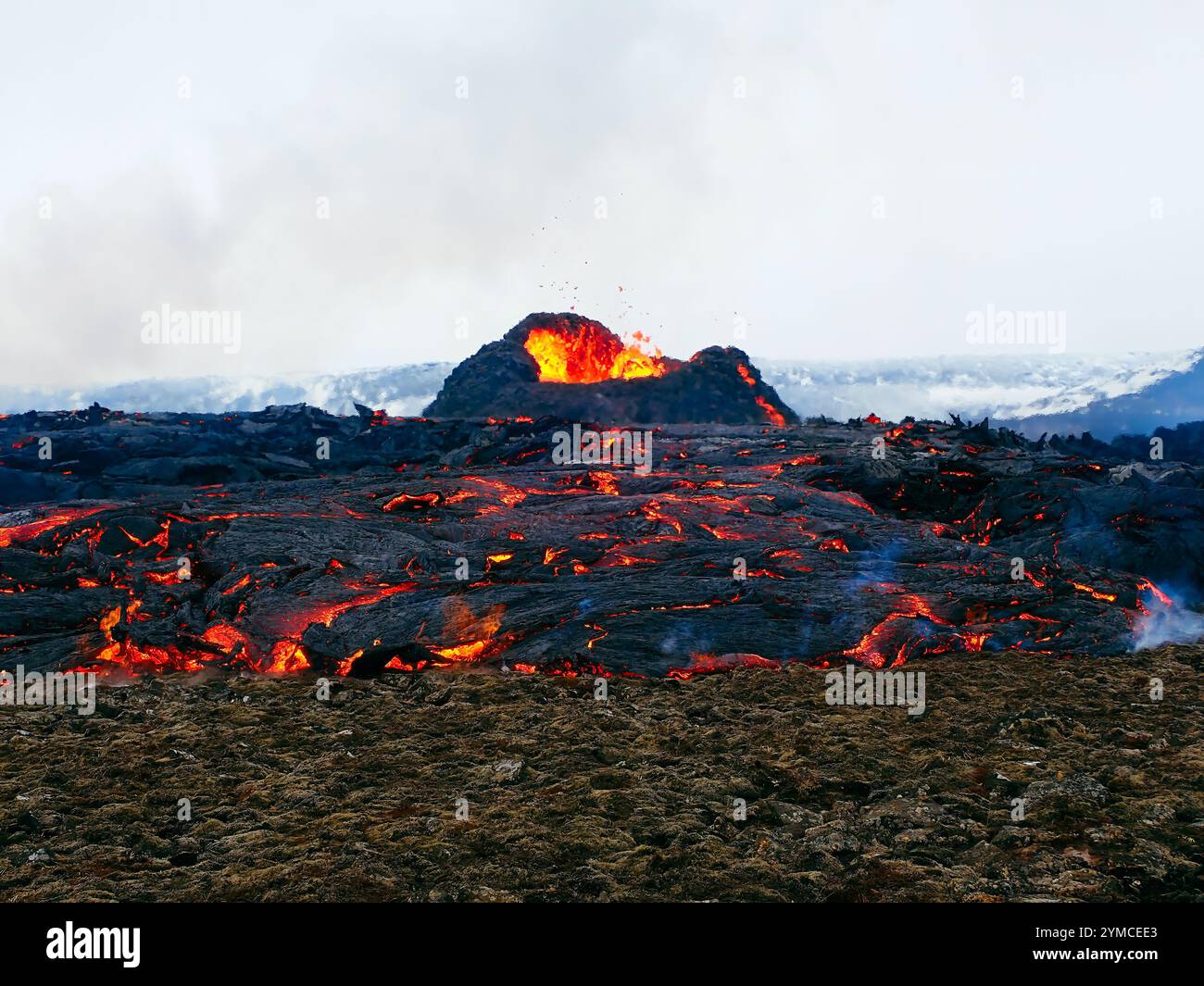 Fagradalsfjall Volcano Eruption 2025, Iceland volcano eruption ...