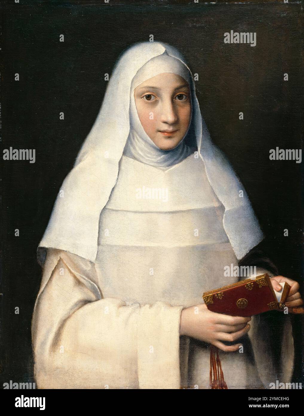 Portrait of Elena Anguissola (The Artist's Sister in the Garb of a Nun), painting in oil on ...