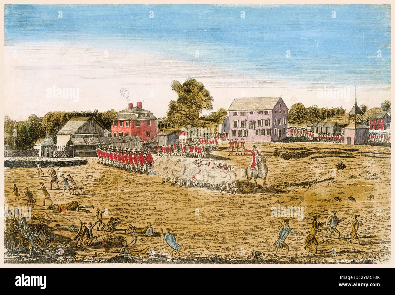 The Battle of Lexington, April 19th 1775, one of the first battles in ...